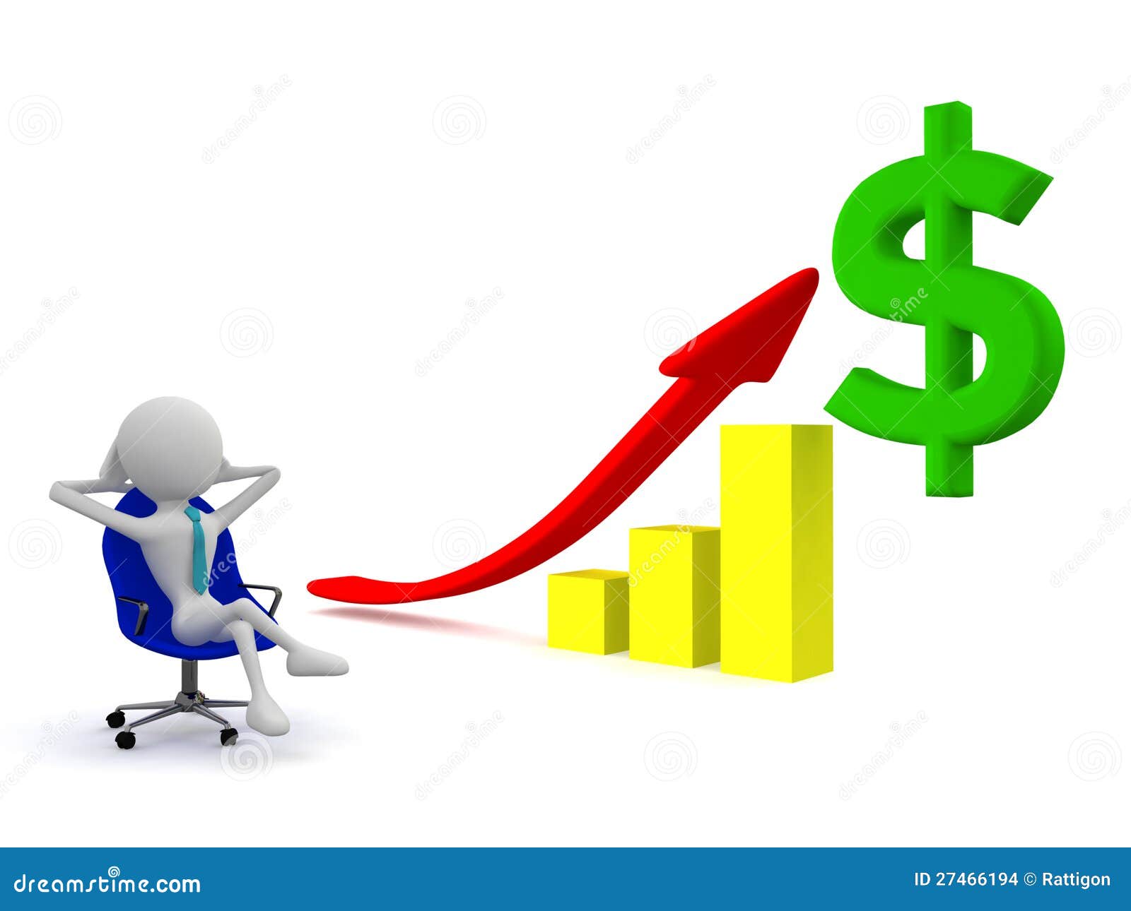 Let profit run stock illustration. Illustration of incline - 27466194