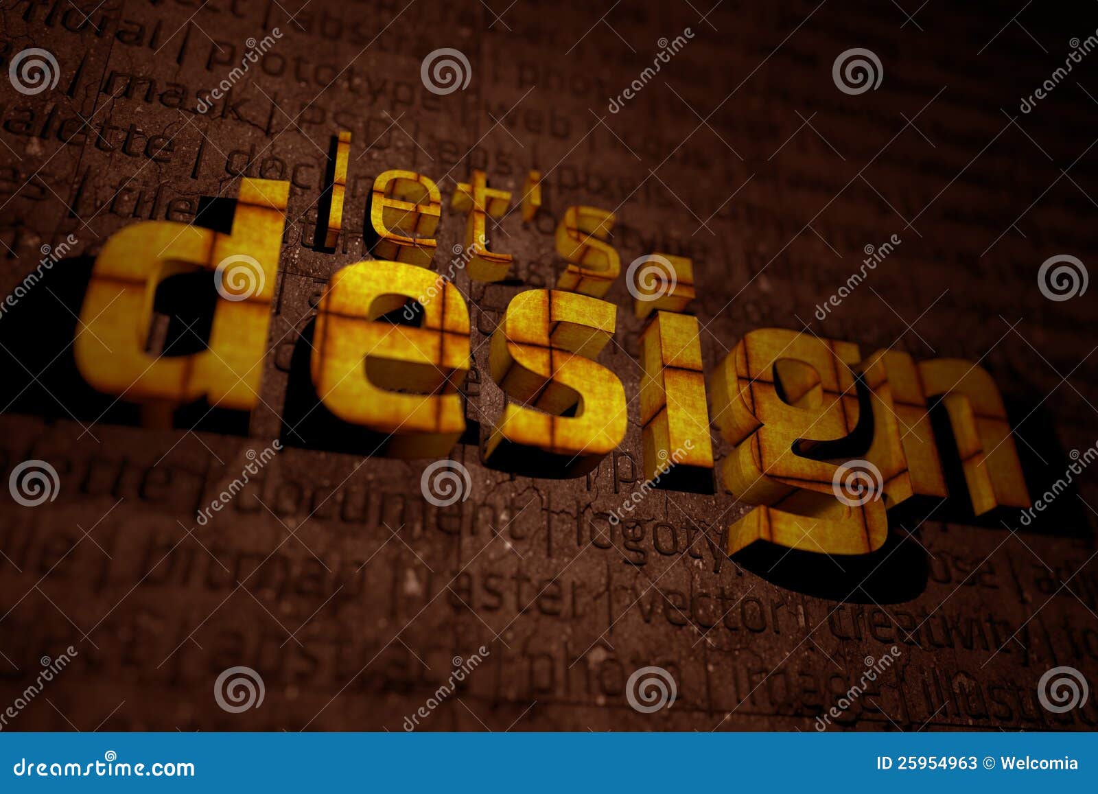 Let s Design Illustration stock illustration. Illustration of creative ...
