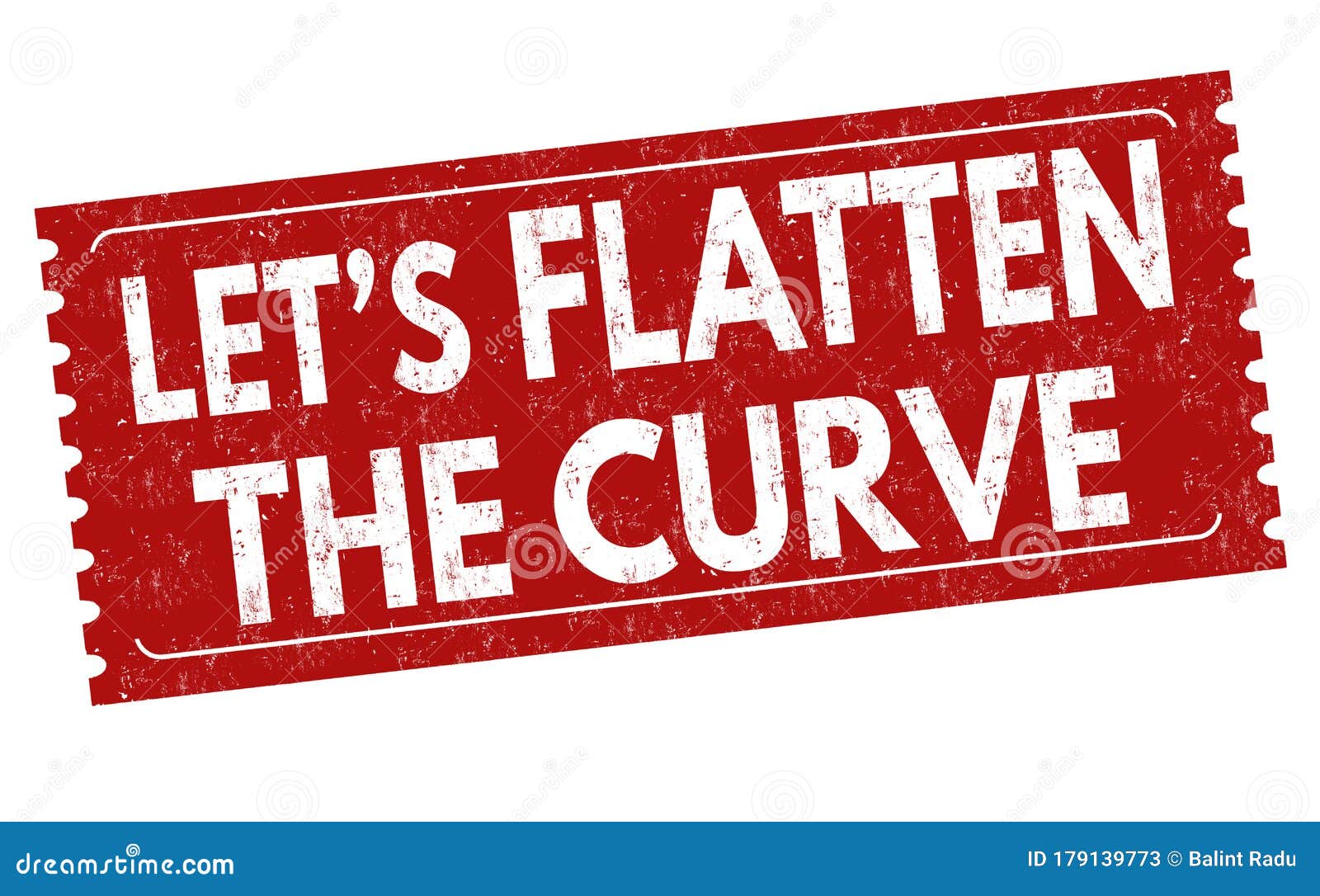 Let`s Flatten The Curve Sign Or Stamp Cartoon Vector | CartoonDealer ...
