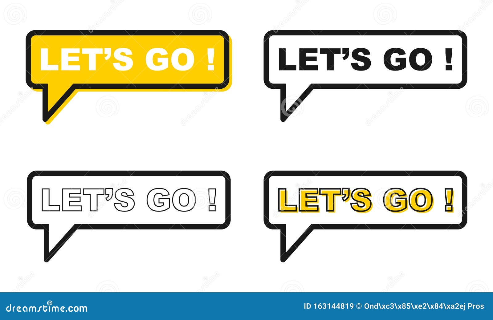 LetÂ´s Go Icon Chat, Messenger Vector for Your Website. Modern Symbol ...