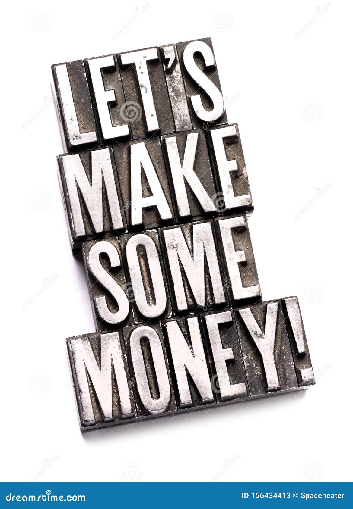 Let`s make some money stock image. Image of motivational - 156434413