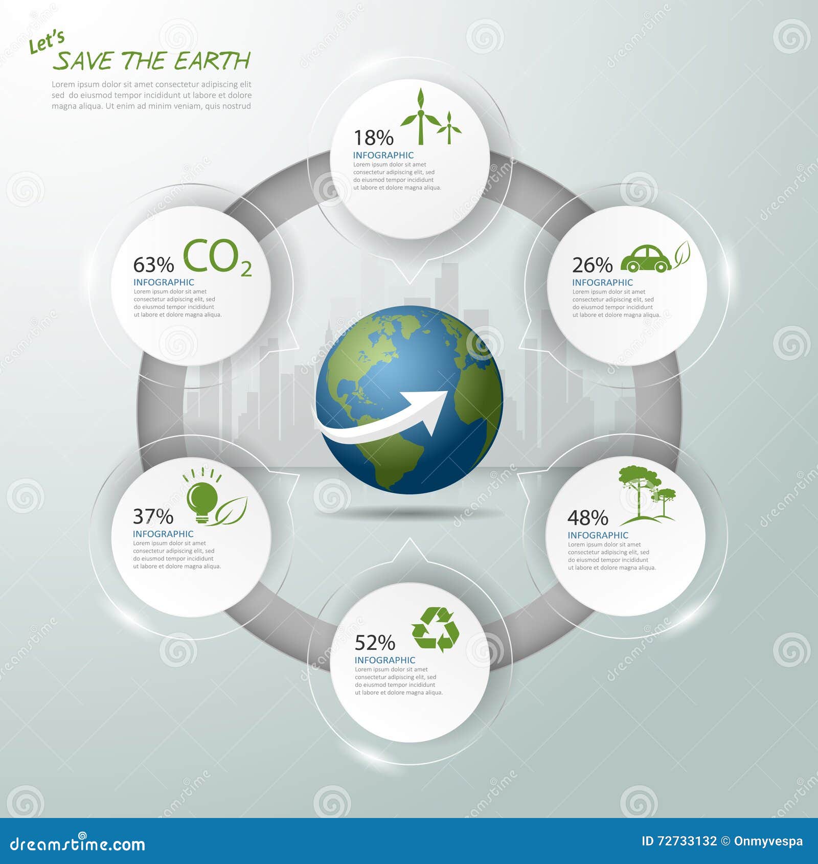 Let S Save the Earth, Ecology Concept Infographics, Ecology Icon Stock ...