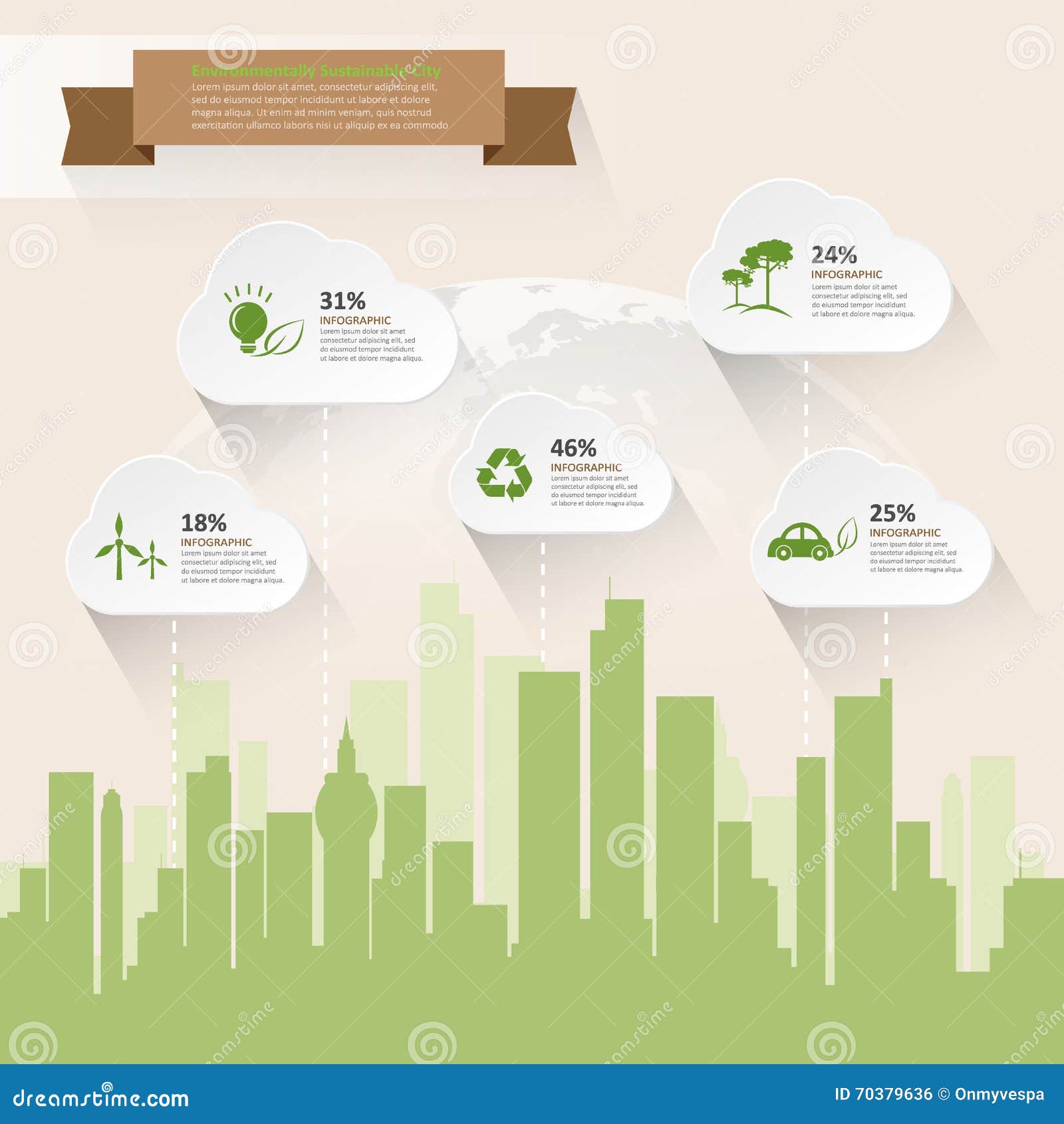 Let S Save the Earth, Ecology Concept Infographics Stock Vector ...