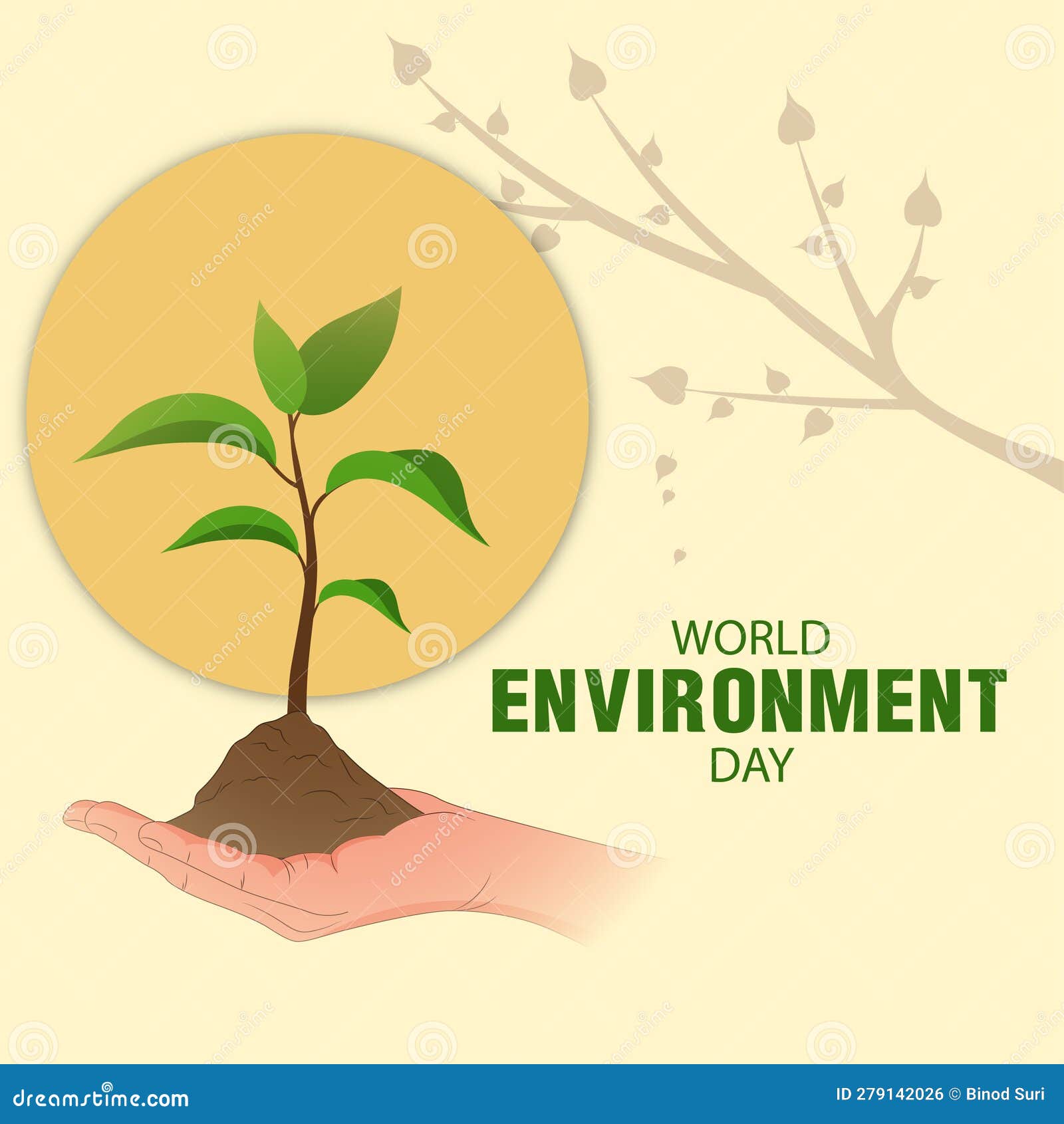 Let S Save the World, World Environment Day. Stock Vector ...