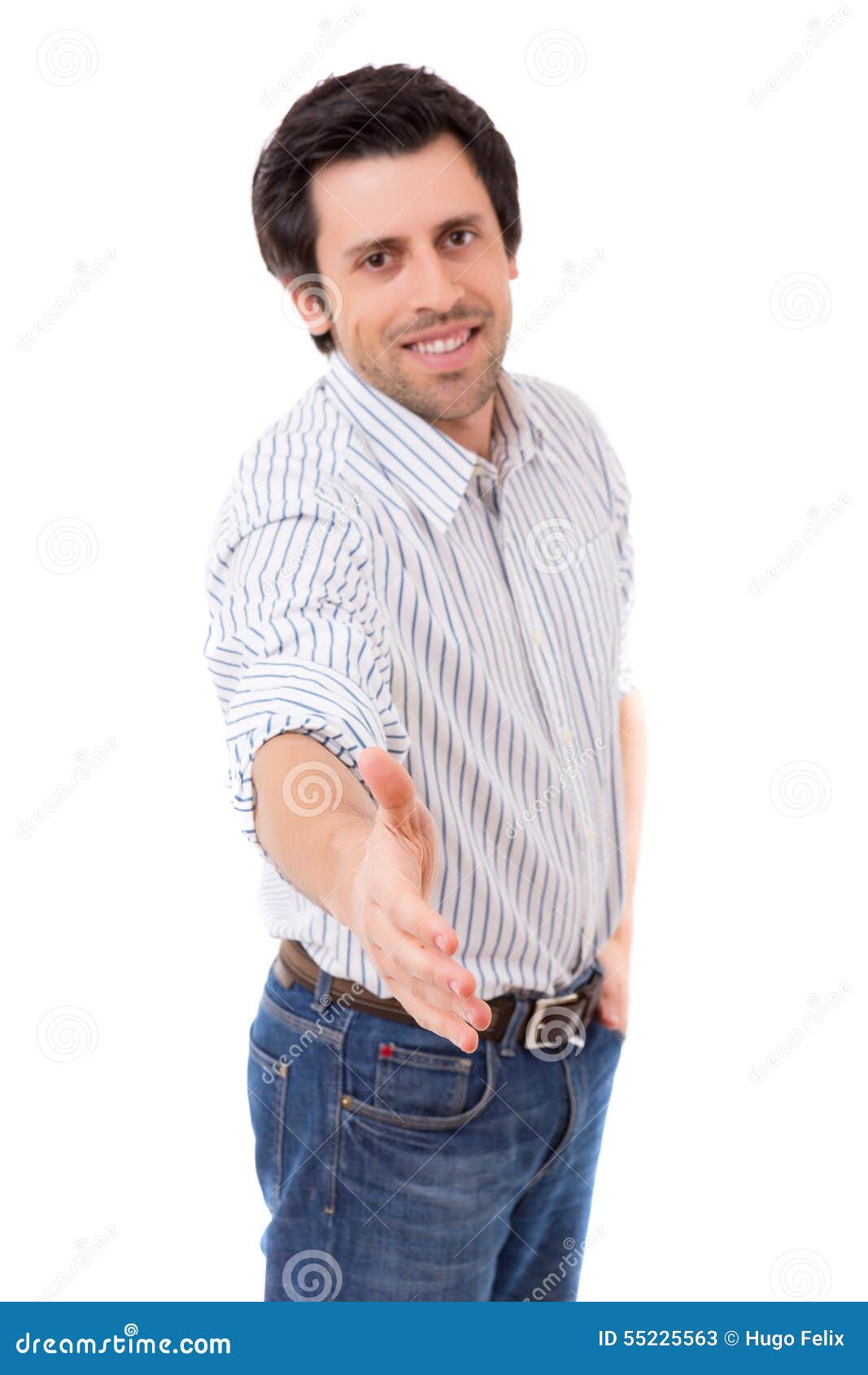 Let s shake it! stock image. Image of happy, good, male - 55225563