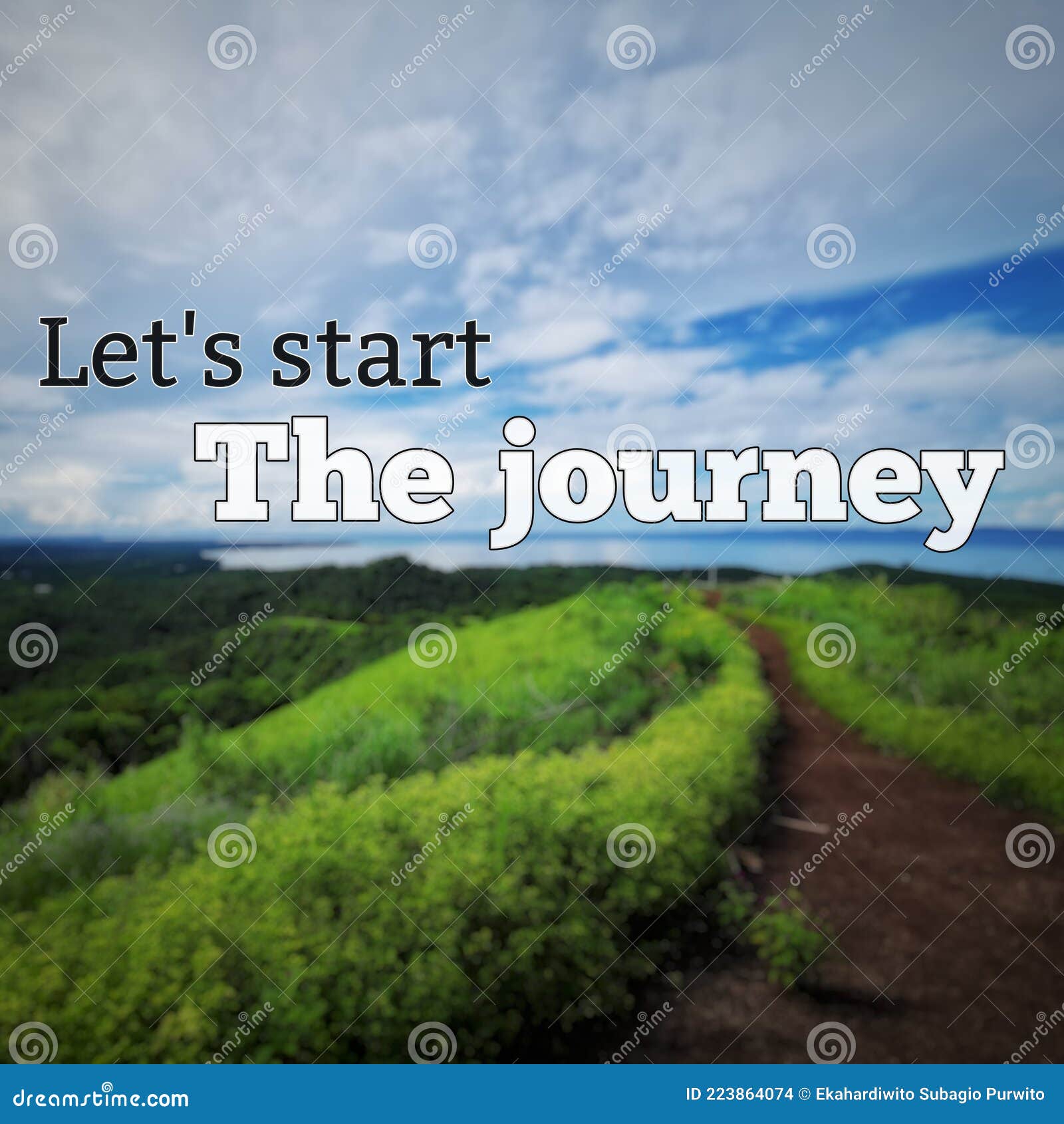 Let`s Start The Journey Quote On Coffee Royalty-Free Stock Image ... Let`s Start The Journey Quote On Coffee Royalty-Free Stock Image ...