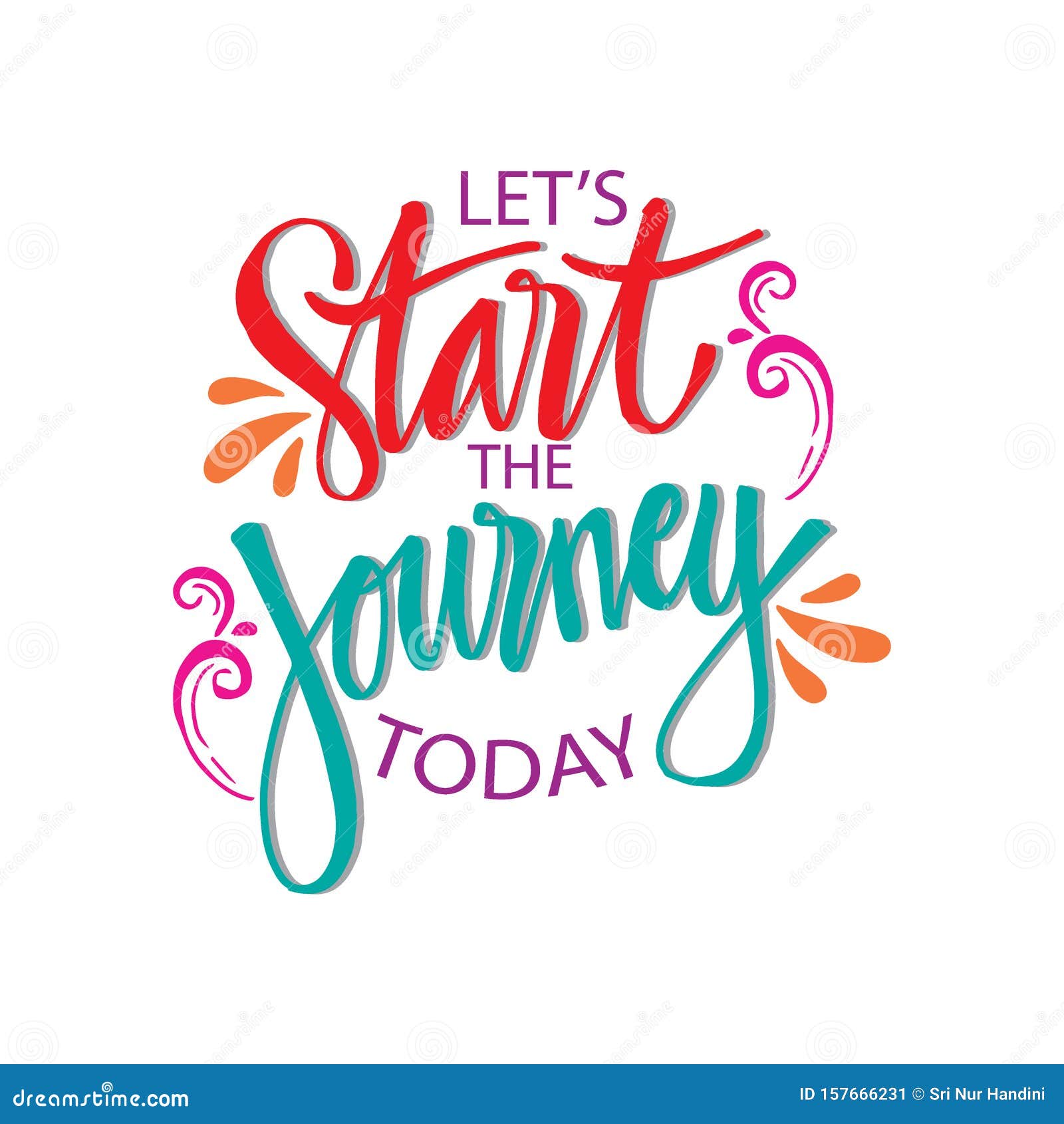 Let`s Start the Journey Today.Poster Concept. Stock Vector ... Let`s Start the Journey Today.Poster Concept. Stock Vector ...