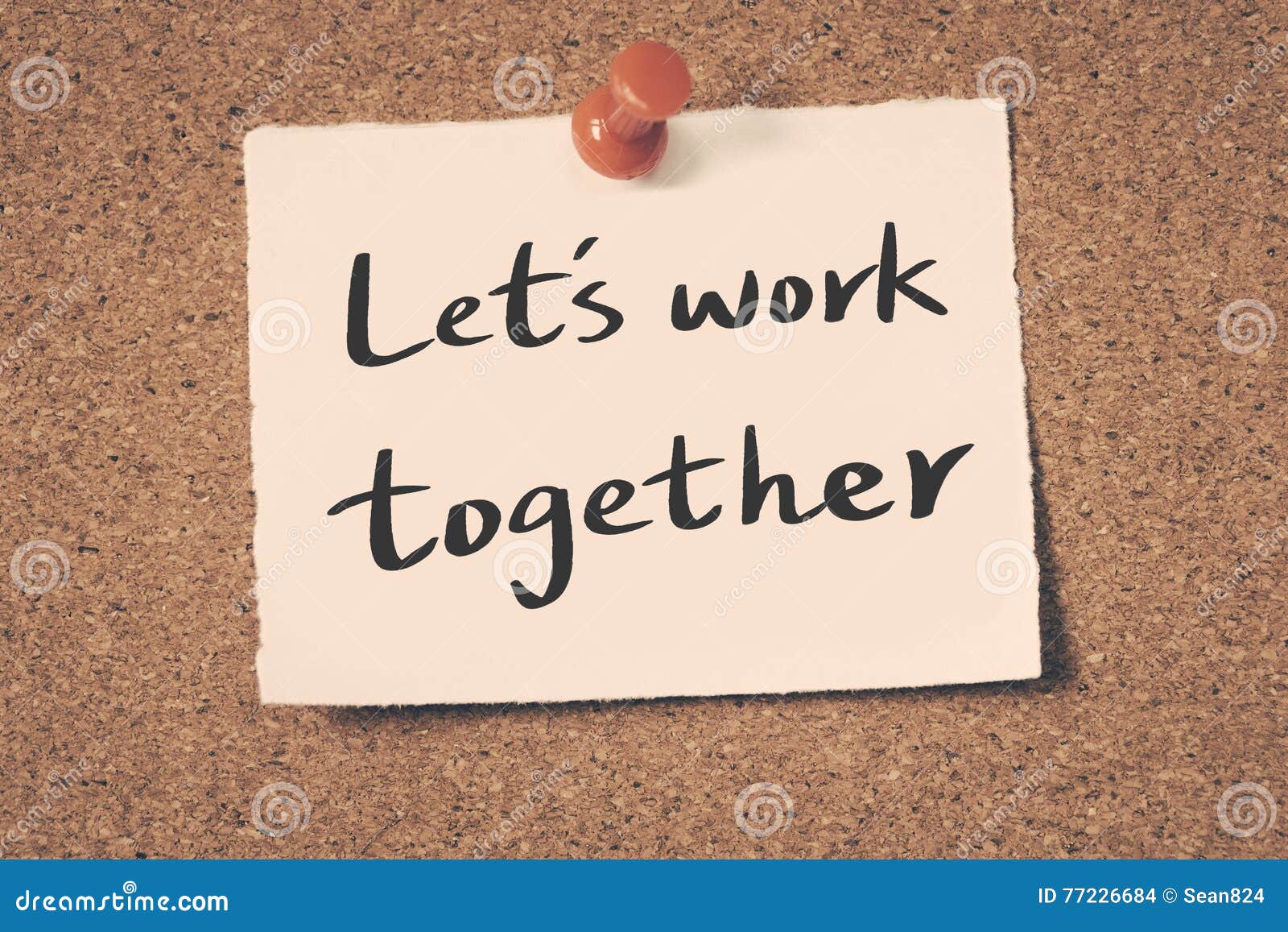 Let`s work together stock photo. Image of sign, business - 77226684