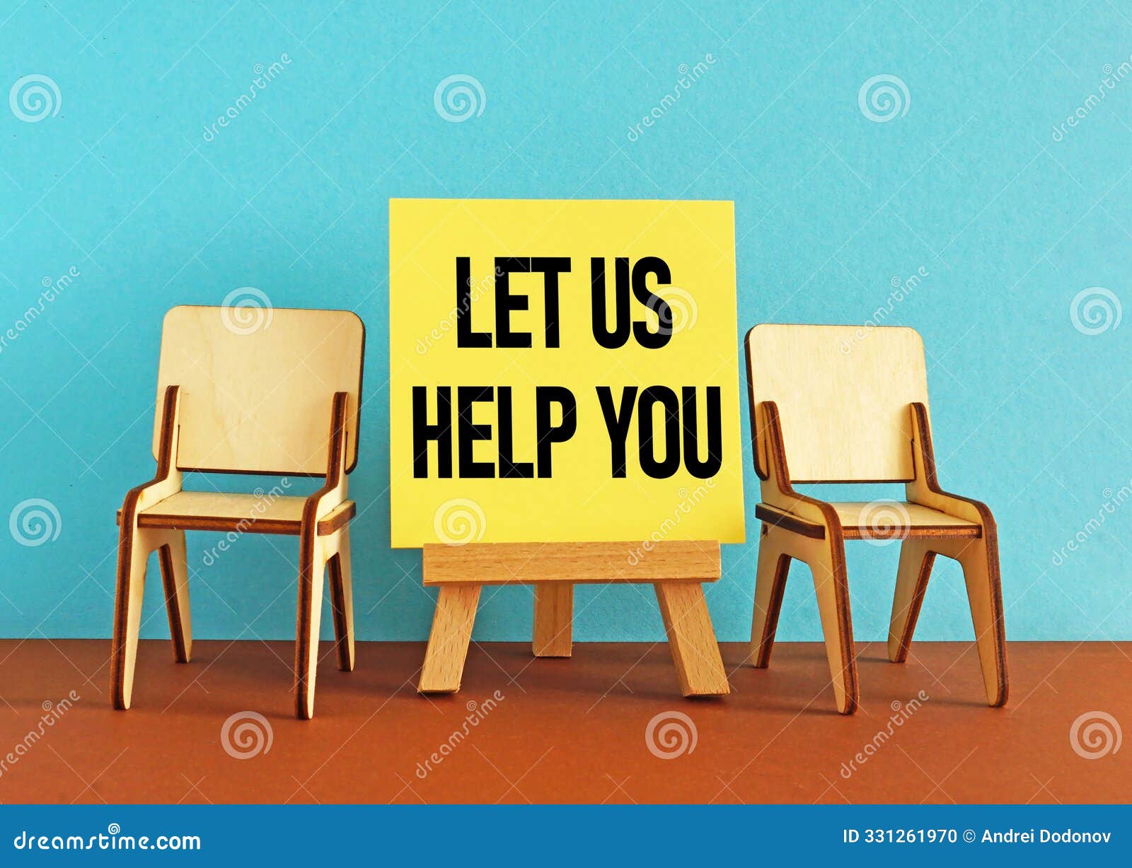 Let Us Help You or Help Us To Help You is Shown Using the Text Stock ...