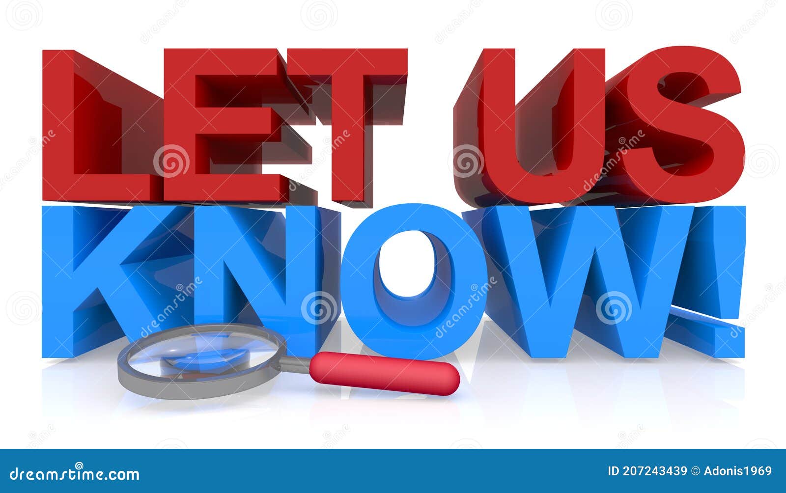 Let us know on white stock illustration. Illustration of communicate ...