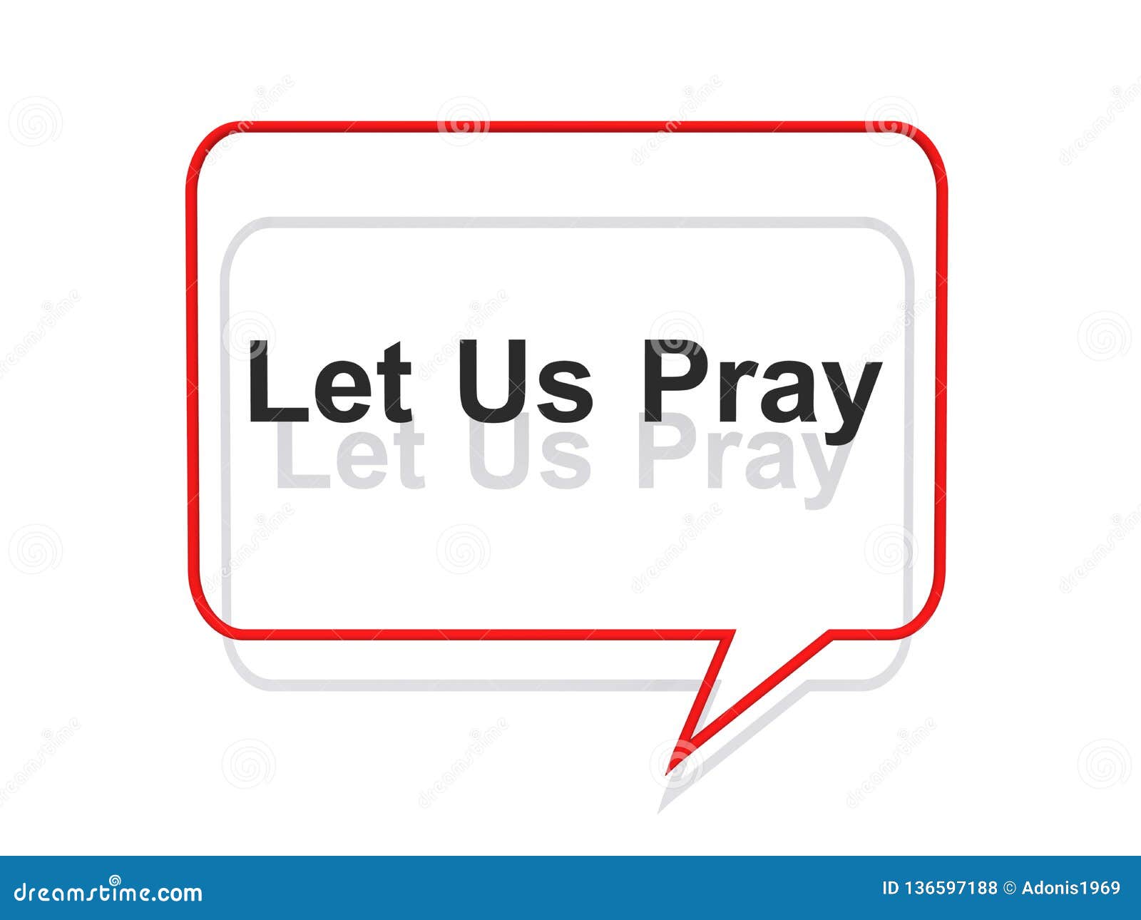 Let us pray illustration stock illustration. Illustration of white ...