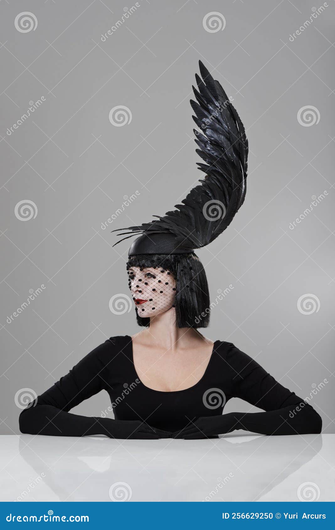 Let Your Creativity Take Flight. a Young Woman in a Wing-shaped ...