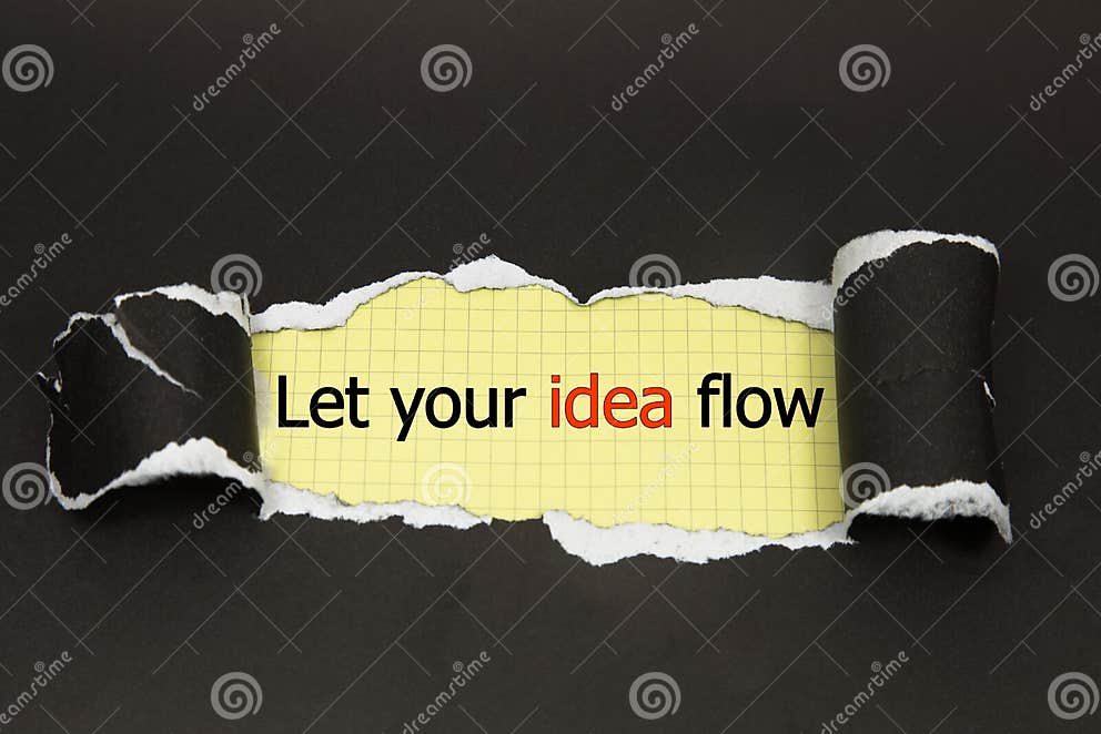 Let your idea flow stock image. Image of select, education - 68553653