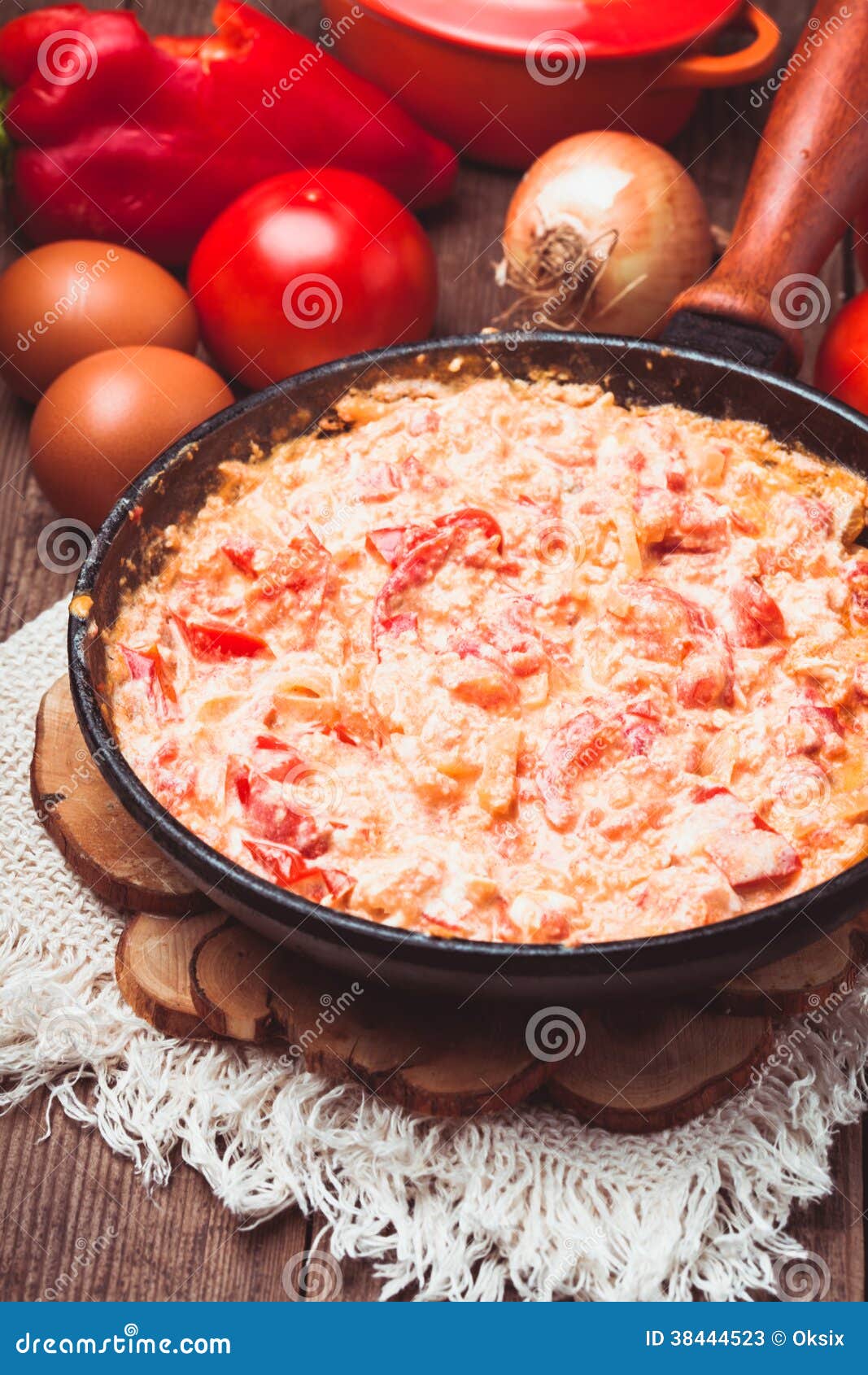 Letcho stock image. Image of cream, leczo, cooking, hungarian - 38444523