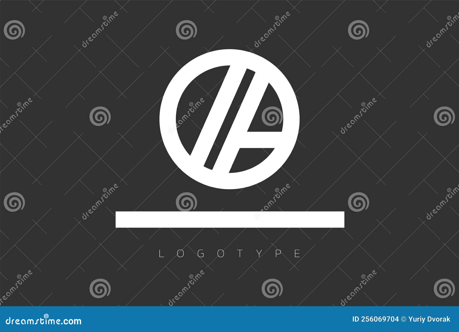 Letra Abstracta Un Vector Premium De Logotipo Ilustración del Vector ...