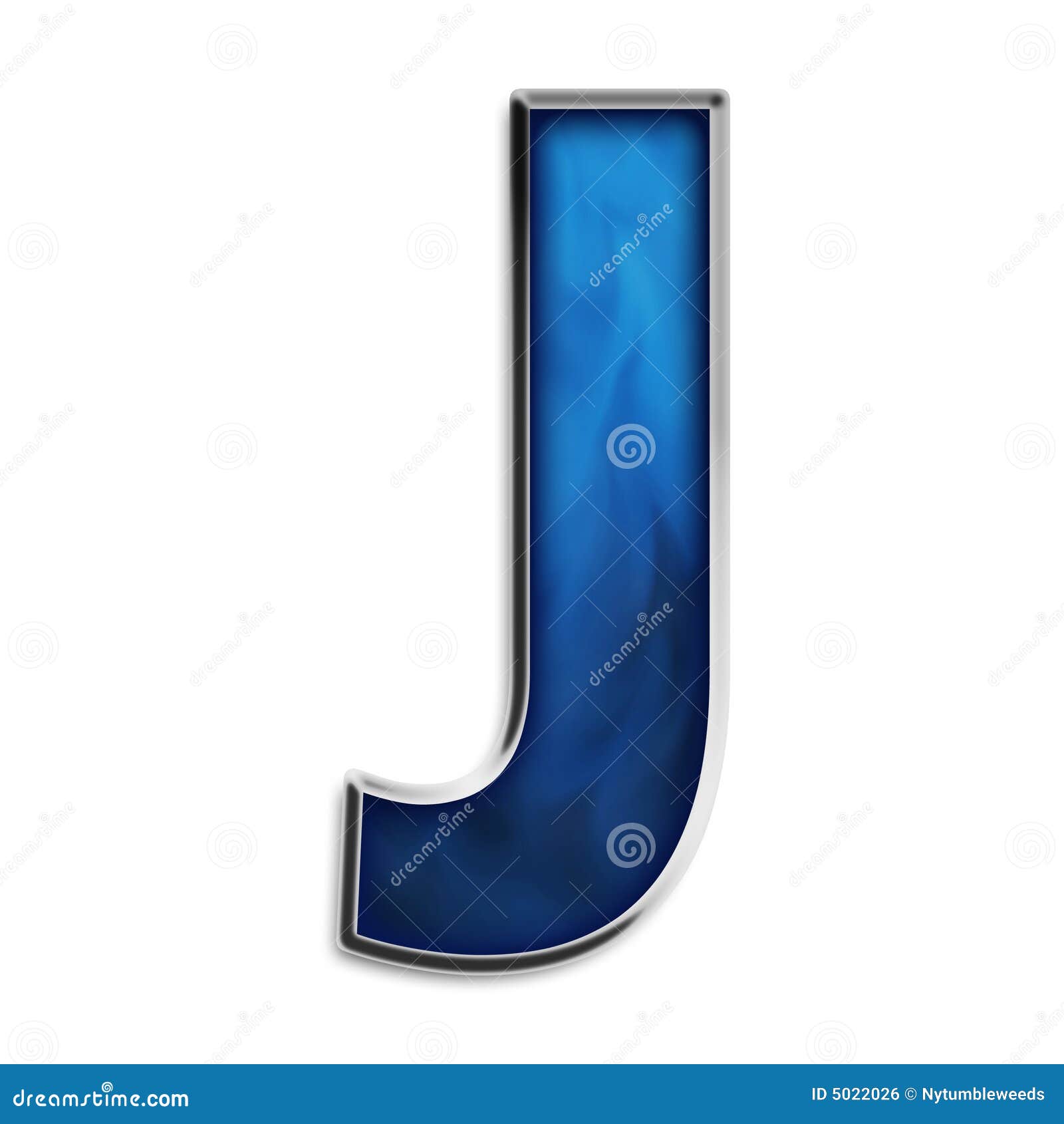 Letra Aislada J En Azul Tribal Stock de ilustración - Ilustración de ...