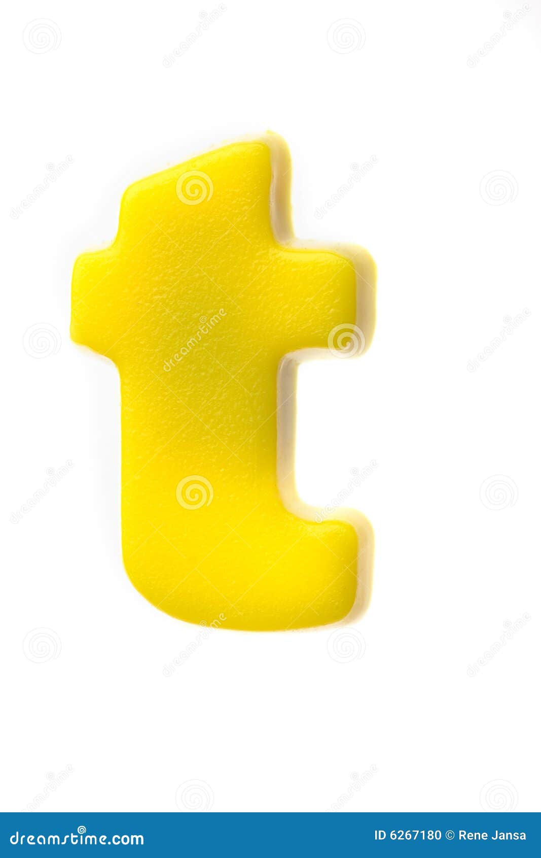 Letra amarilla t foto de archivo. Imagen de blanco, brillante - 6267180