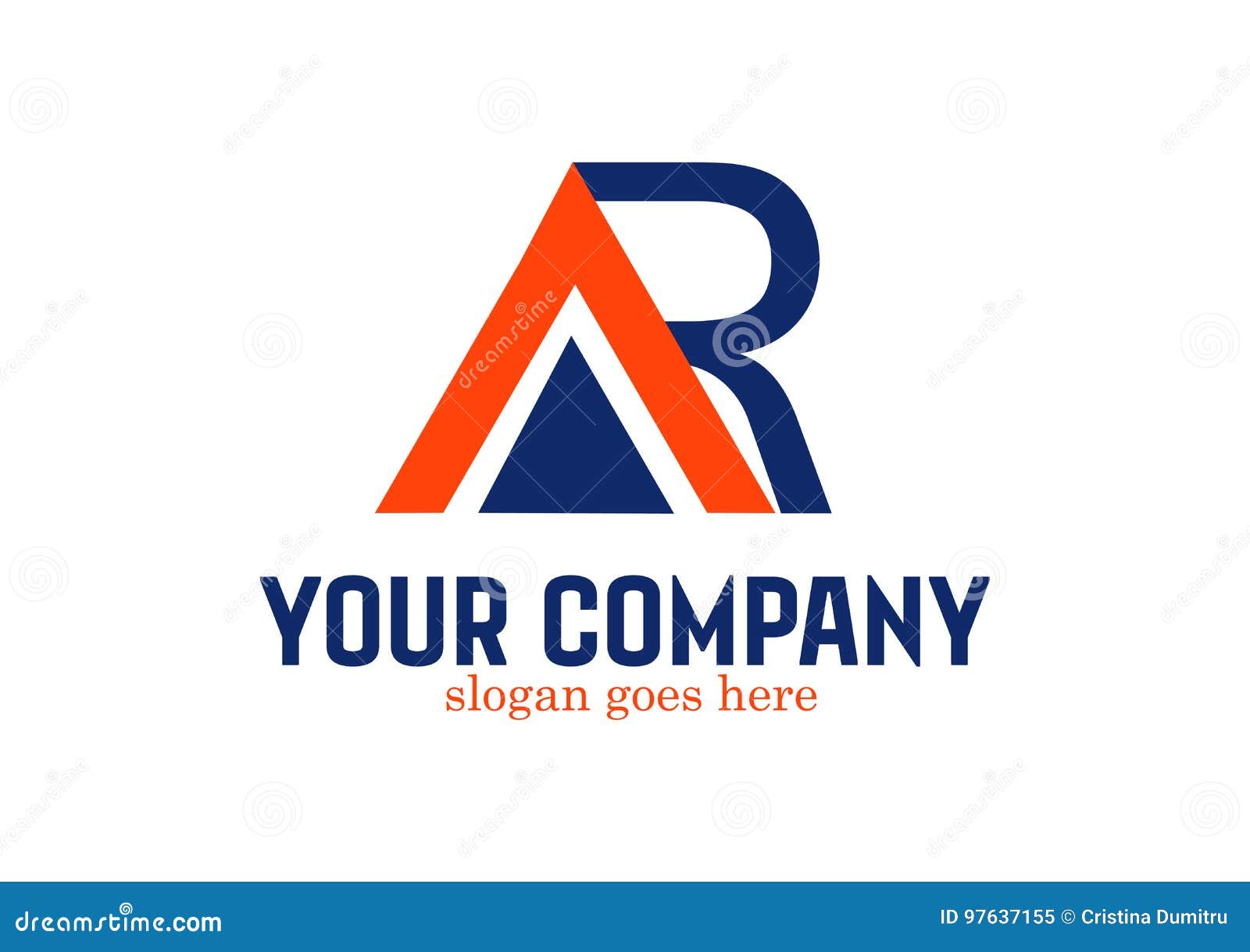 Letra AR Logo Design Vetora Ilustração do Vetor - Ilustração de projeto ...