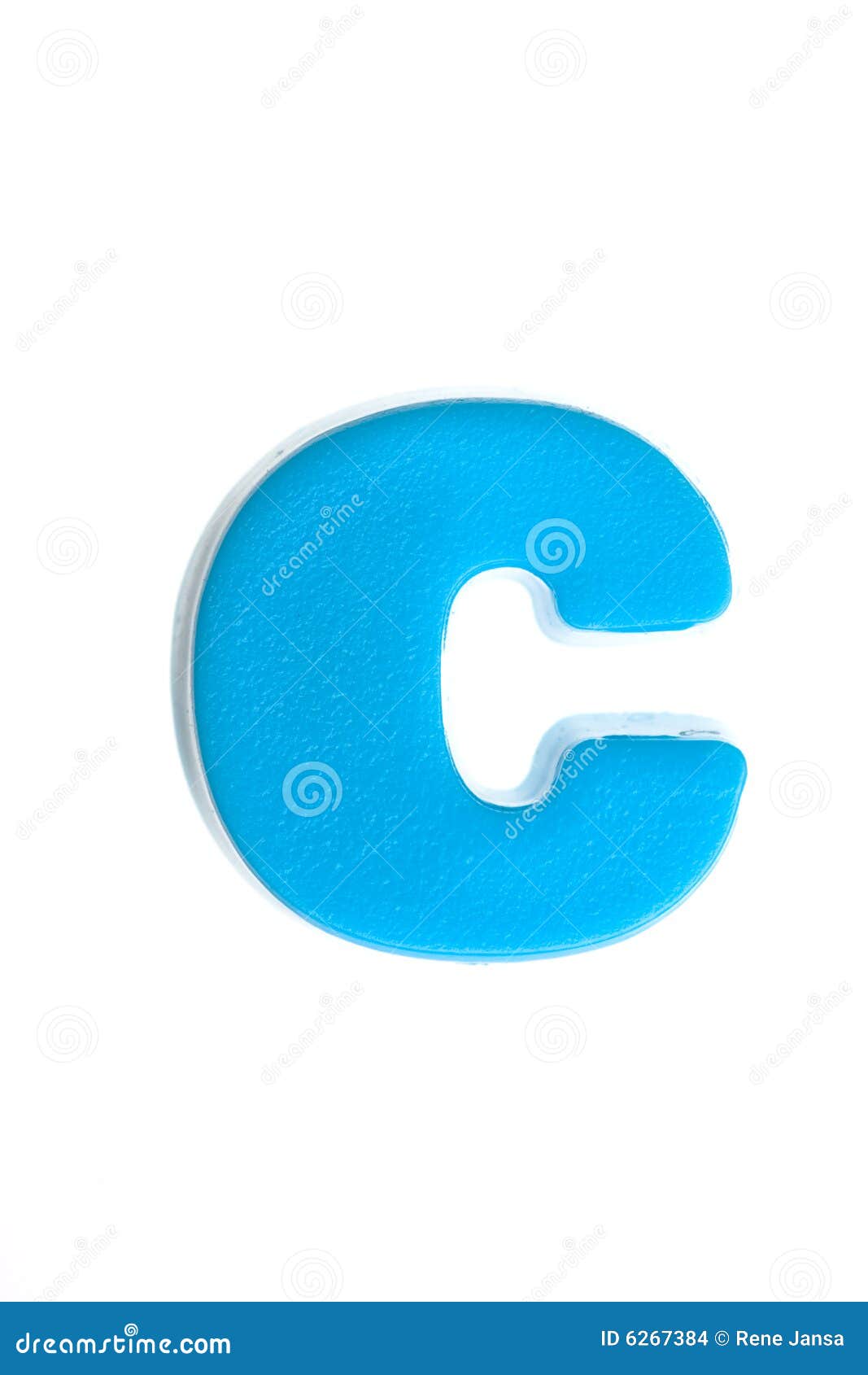 Letra azul c foto de archivo. Imagen de minúsculo, plástico - 6267384