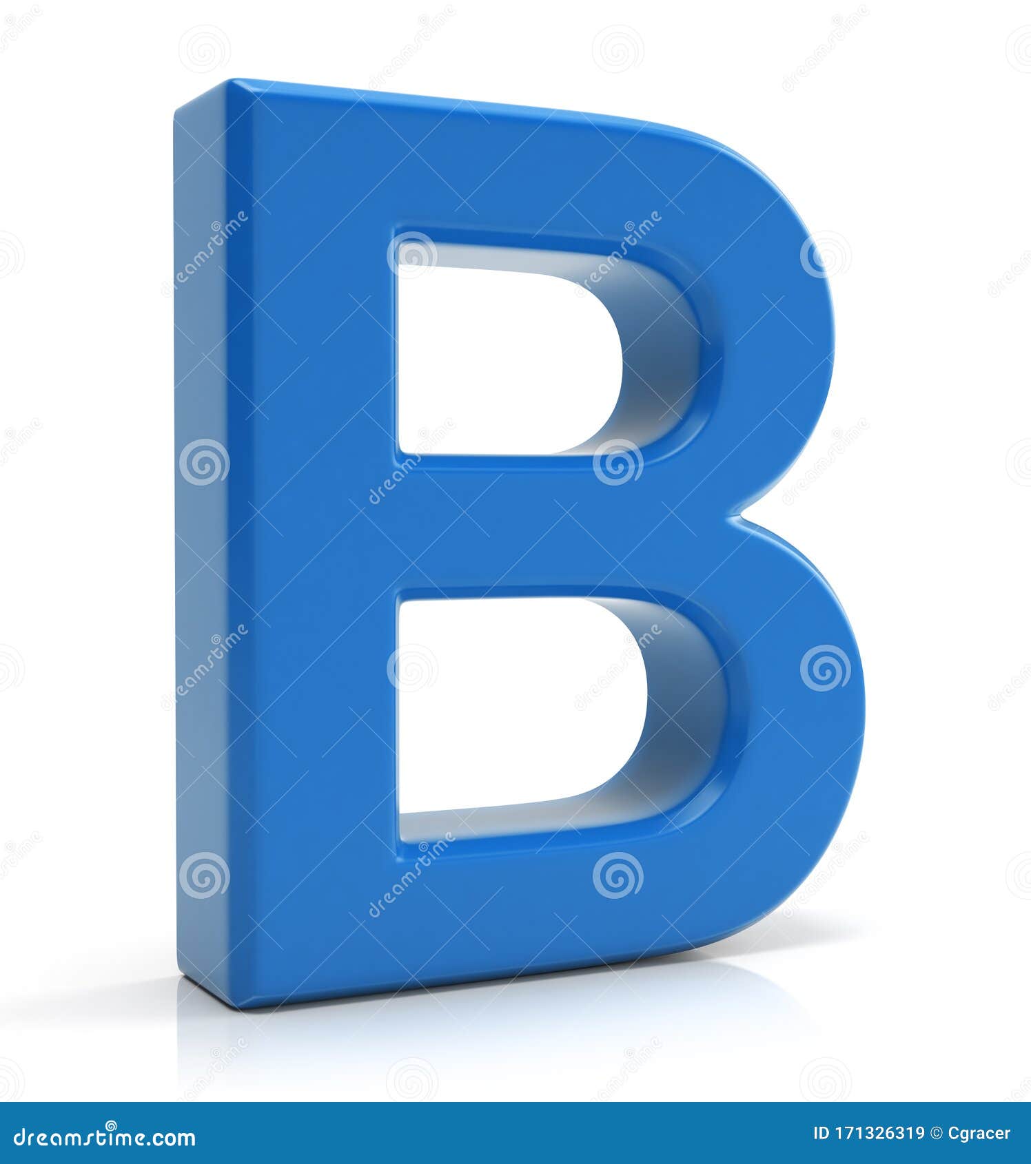 Letra B stock de ilustración. Ilustración de azul, rinda - 171326319