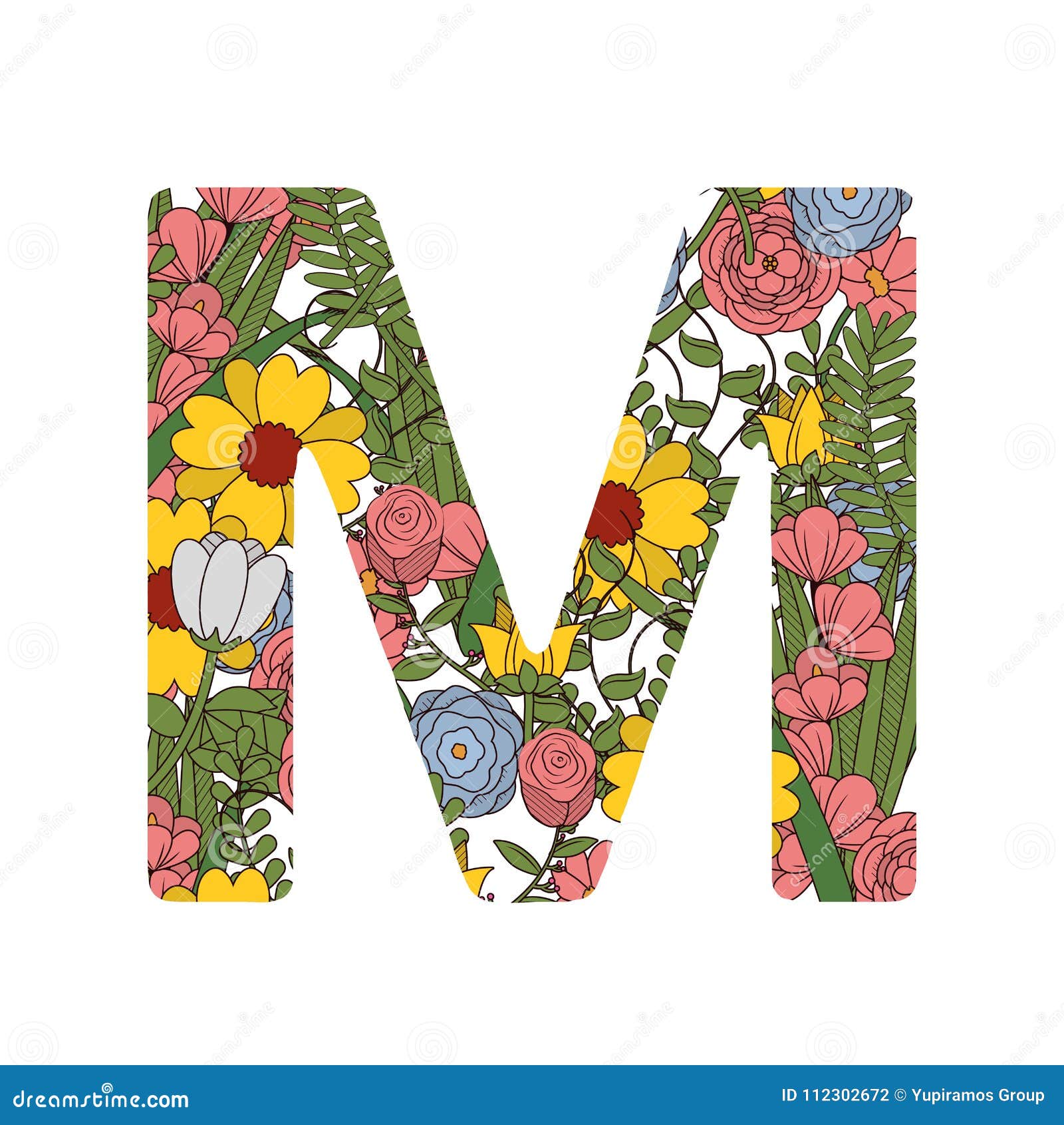 Letra de la fuente de M ilustración del vector. Ilustración de ...