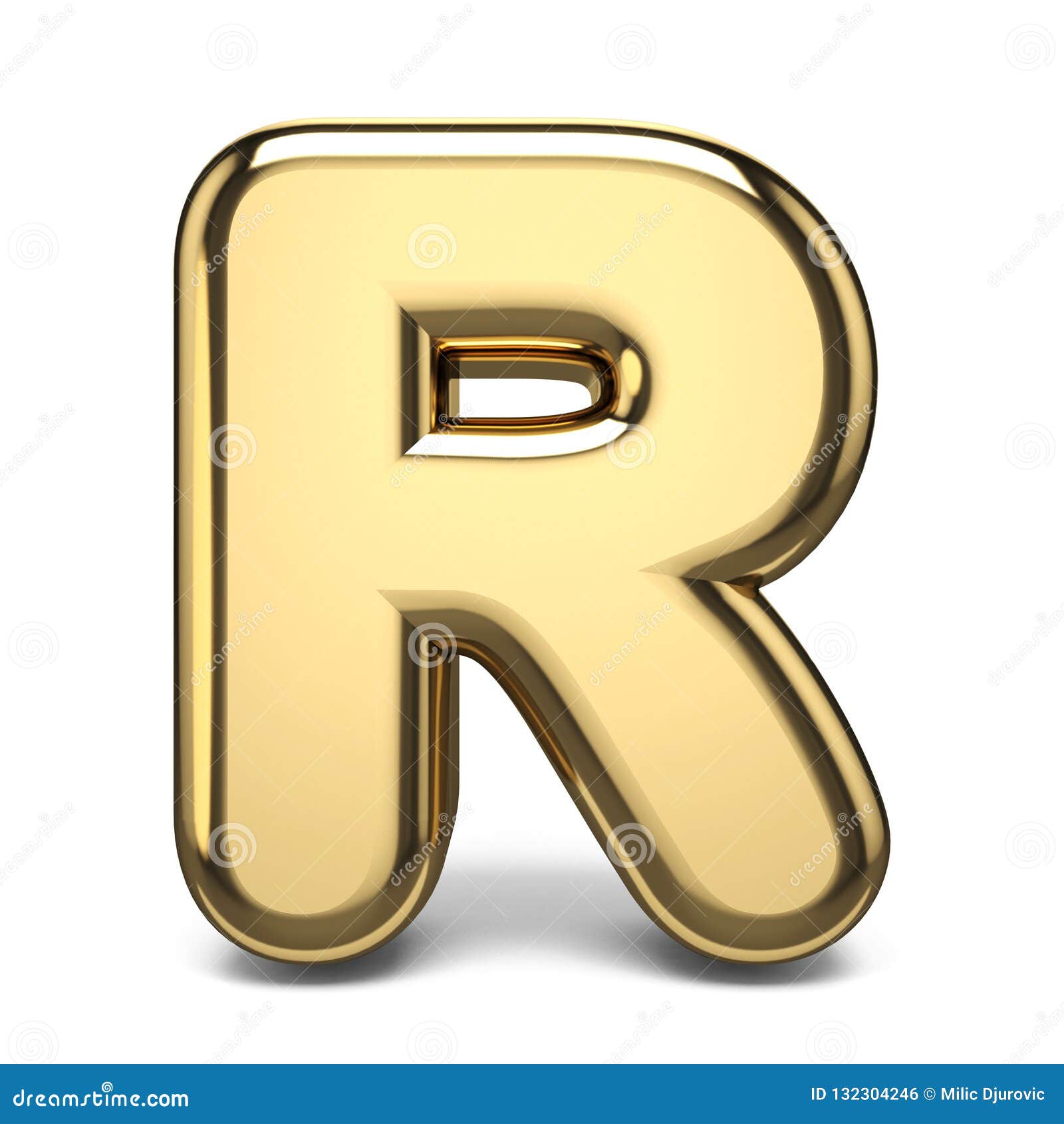 Letra De Oro R 3D De La Fuente Stock de ilustración - Ilustración de ...