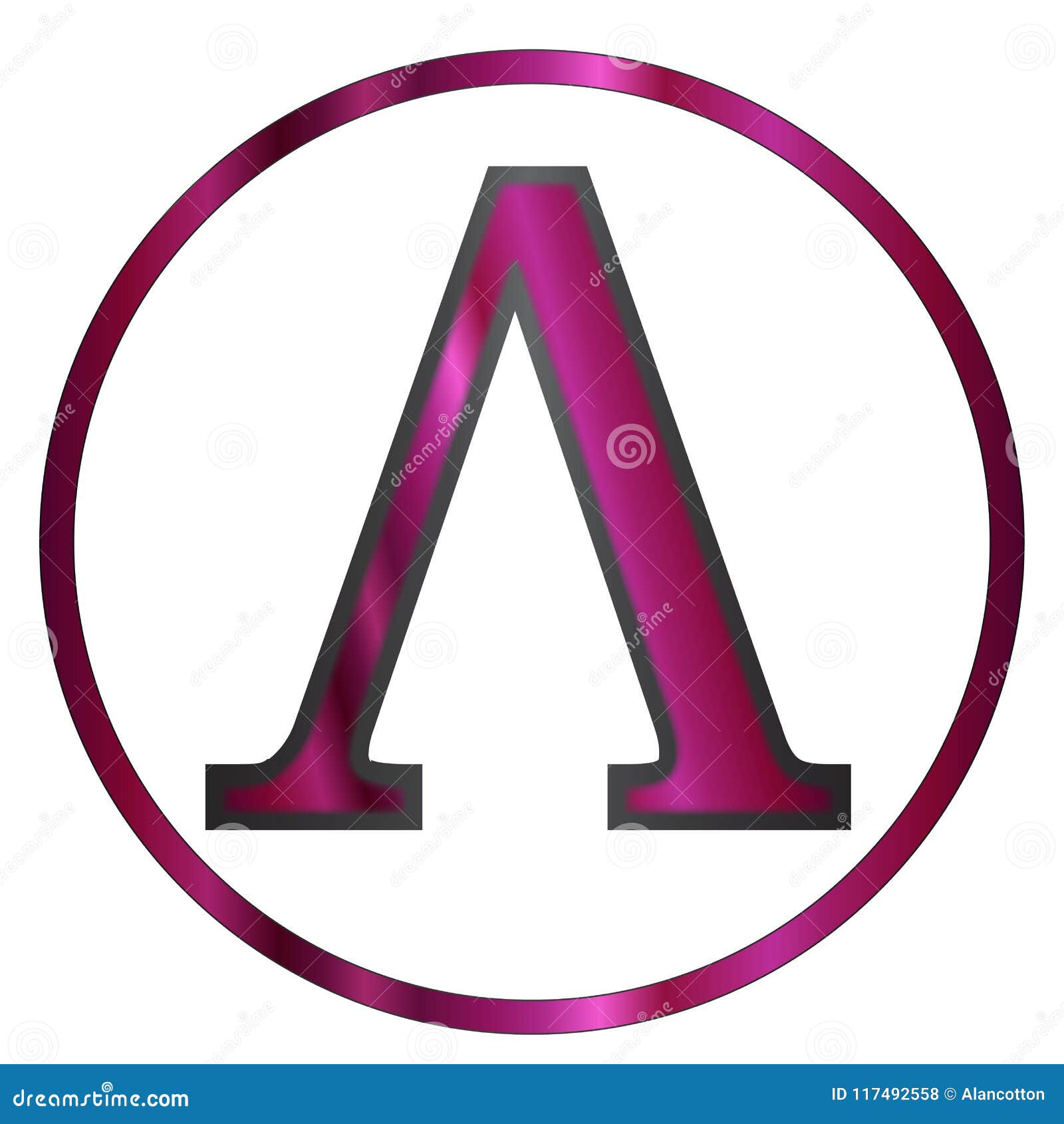 Letra Del Griego De La Lambda Ilustración del Vector - Ilustración de ...