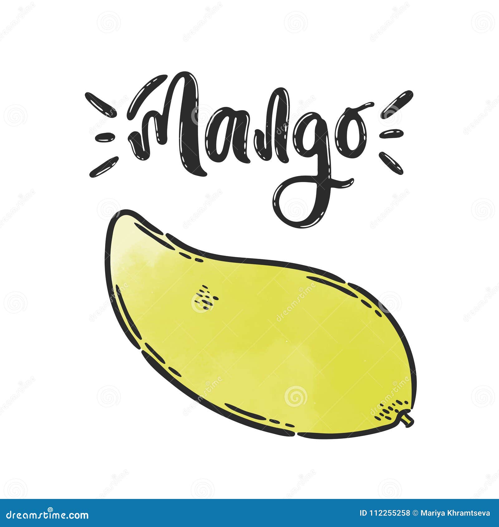 Letra del mango del vector ilustración del vector. Ilustración de ...