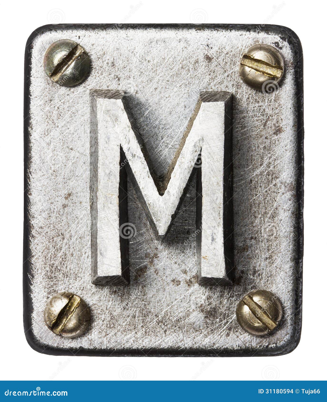 Letra del metal foto de archivo. Imagen de industrial - 31180594
