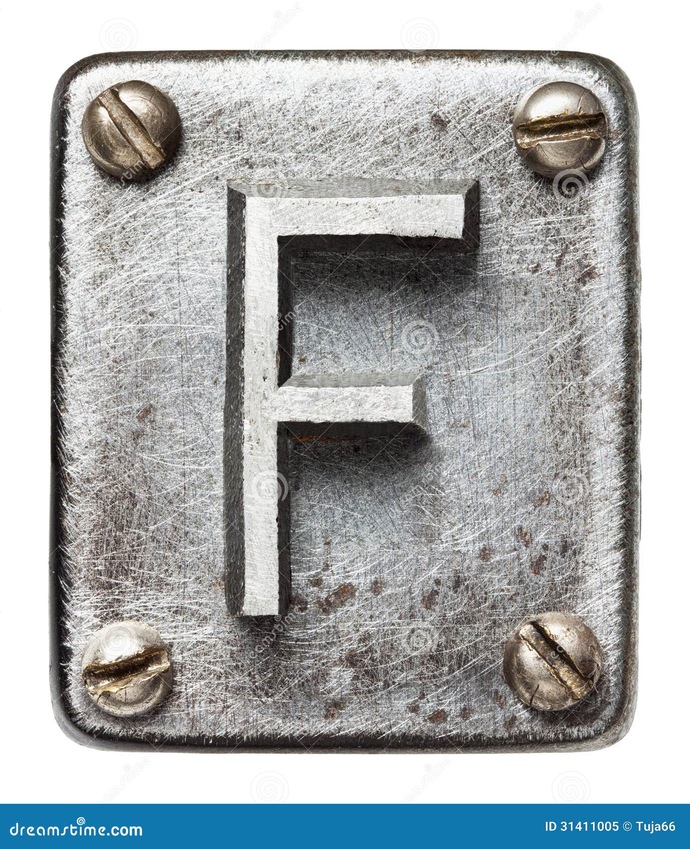 Letra del metal imagen de archivo. Imagen de elemento - 31411005