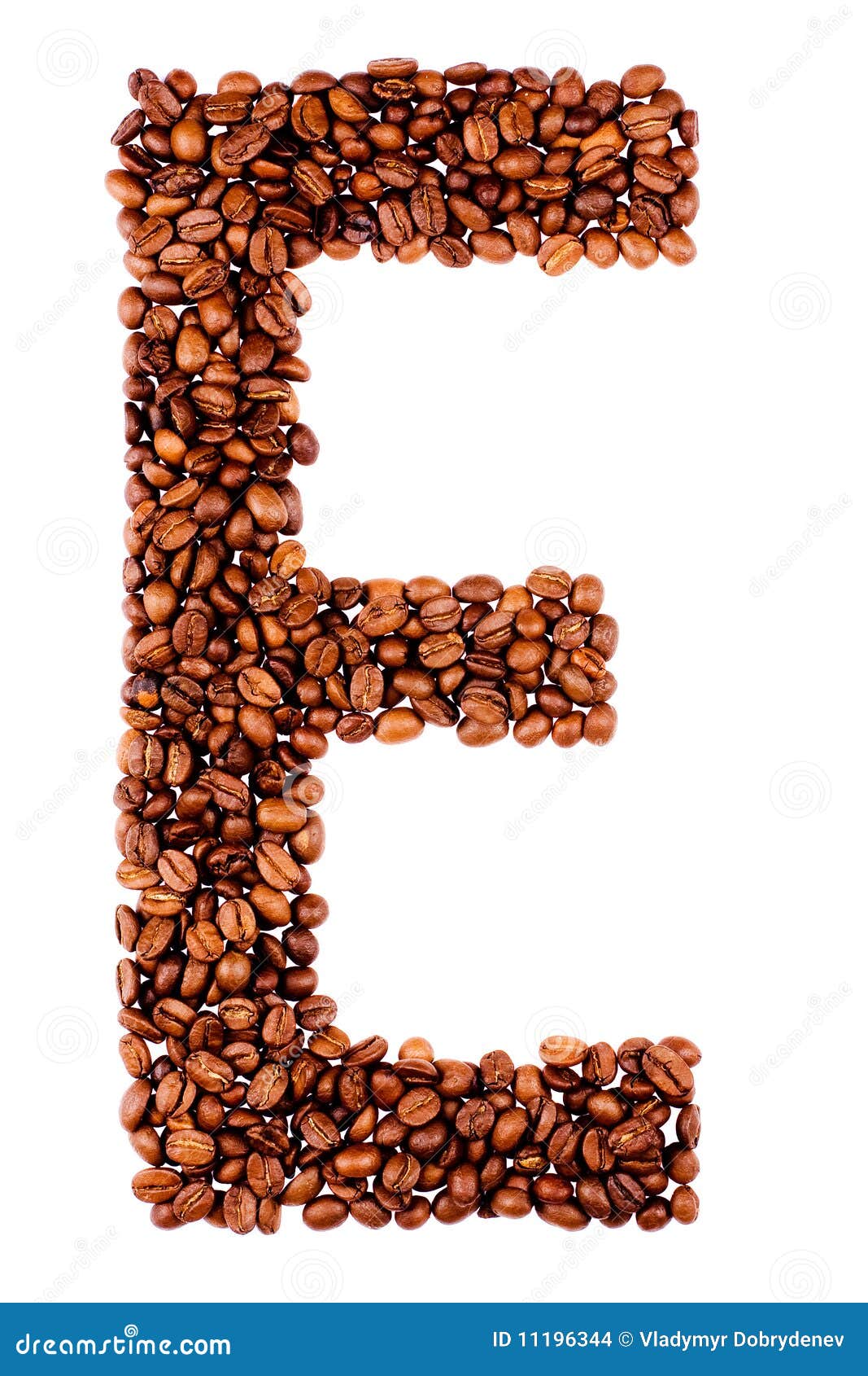 Letra E del café foto de archivo. Imagen de carta, oscuro - 11196344