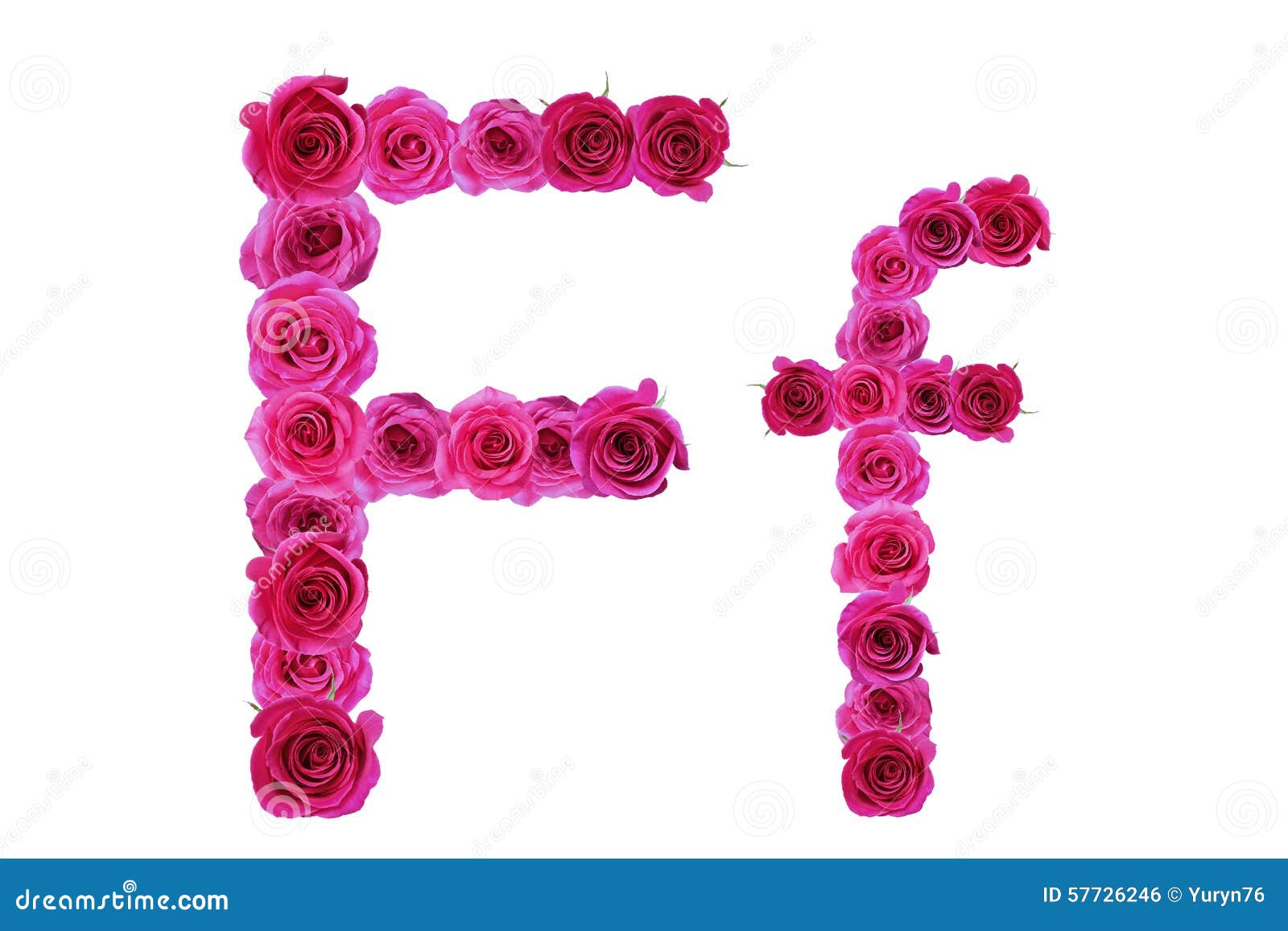 Letra f de rosas foto de archivo. Imagen de texto, alfabeto - 57726246