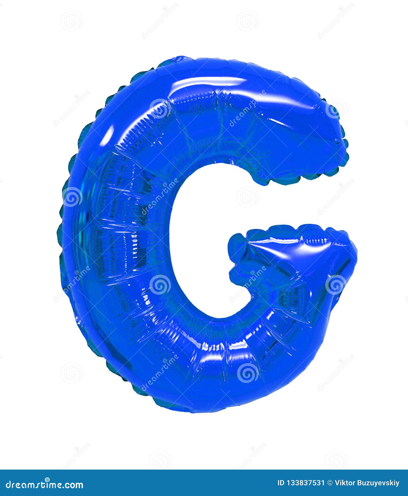 Letra G De Un Azul Del Globo Imagen de archivo - Imagen de partido ...