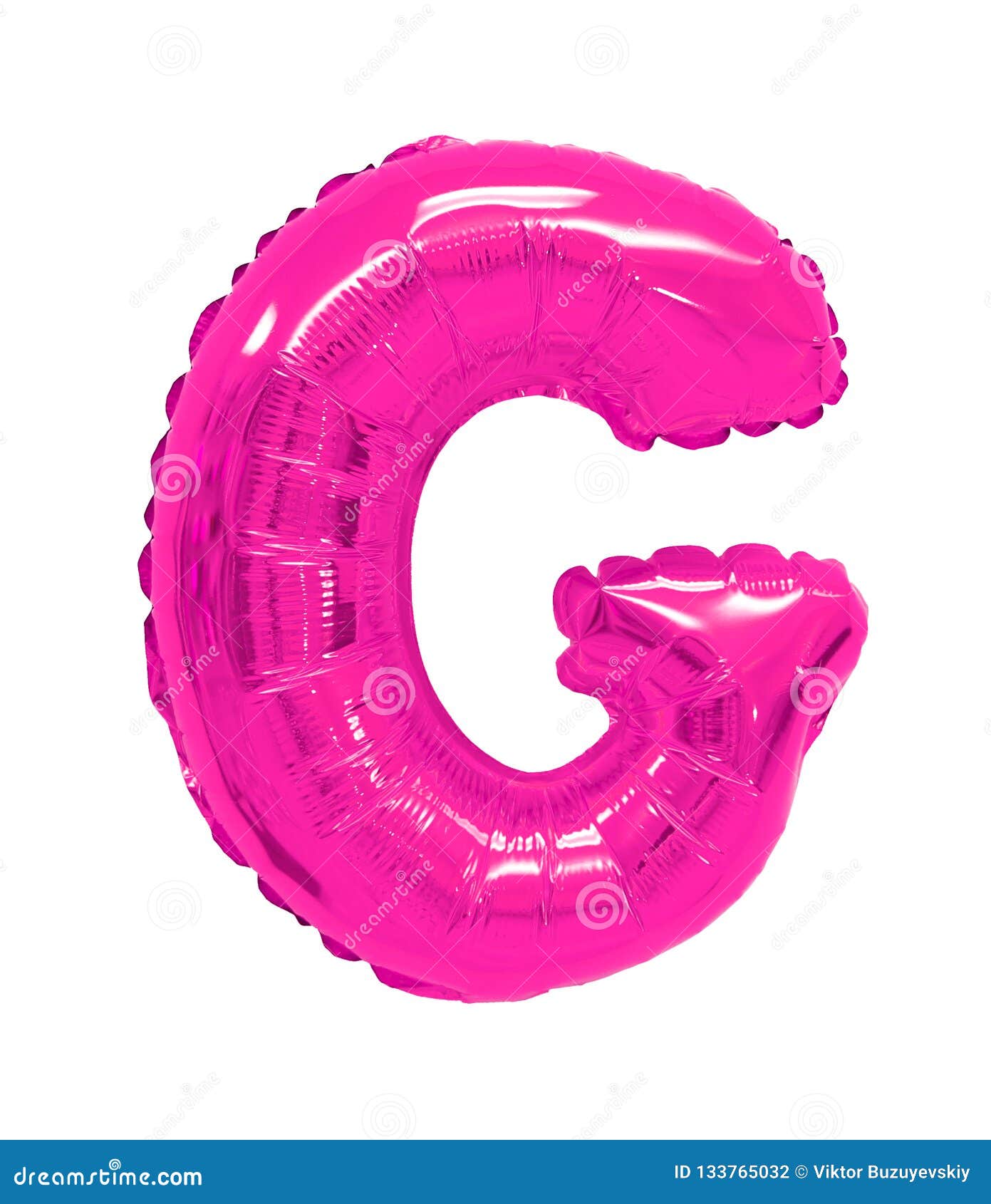 Letra G De Un Rosa Del Globo Foto de archivo - Imagen de coloreado ...