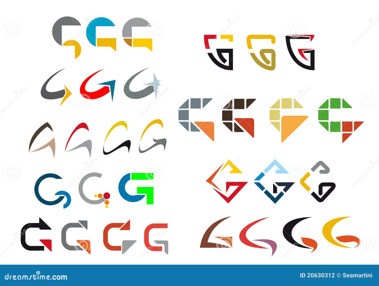 Letra G do alfabeto ilustração do vetor. Ilustração de letra - 20630312