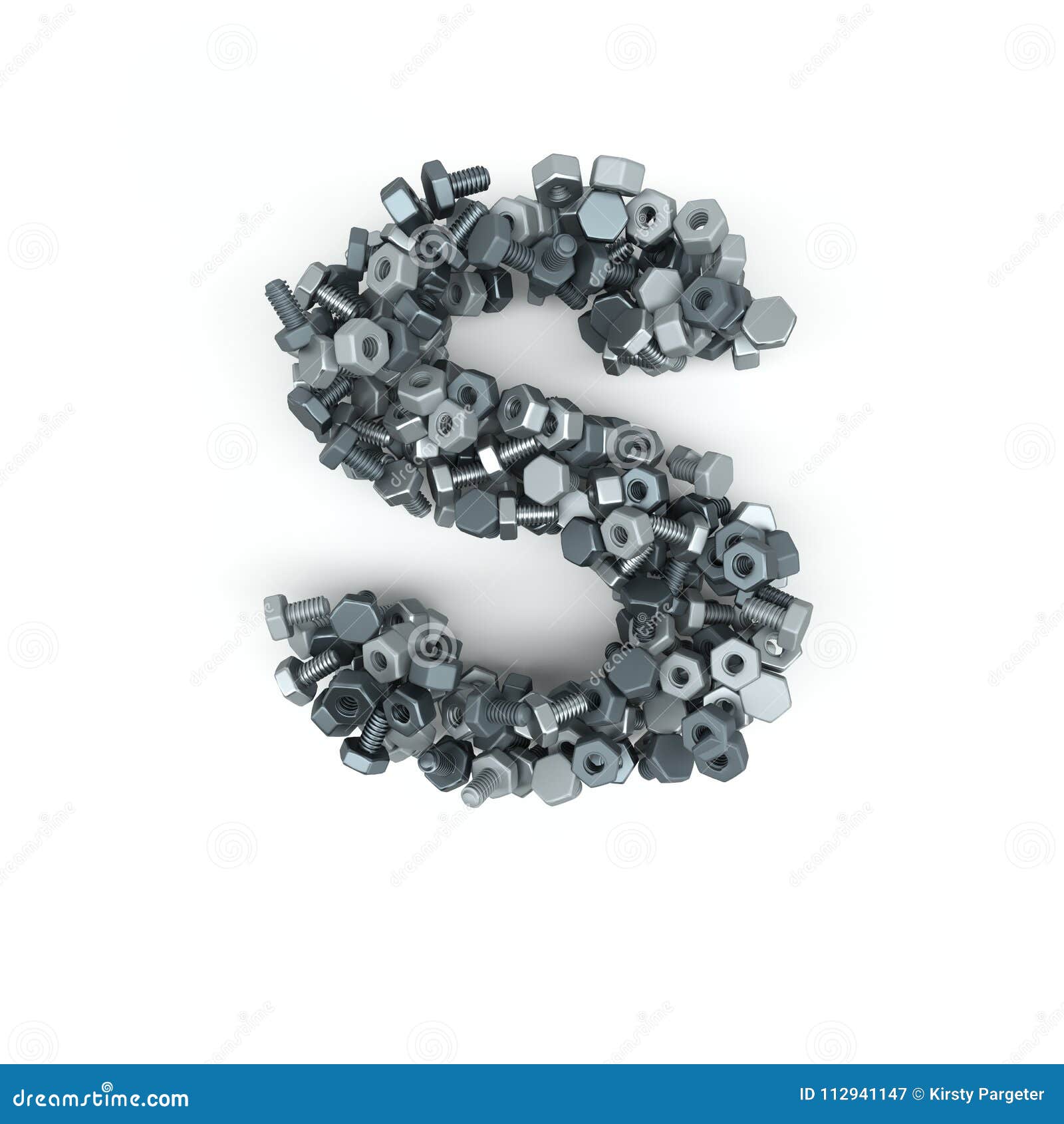 Letra Herbosa Del Alfabeto 3D Stock de ilustración - Ilustración de ...