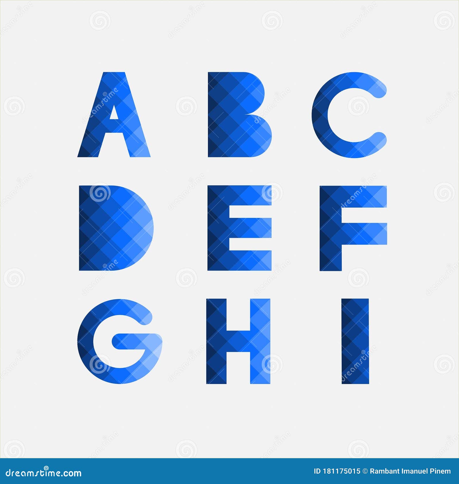 Letra a letra i ilustración del vector. Ilustración de carta - 181175015