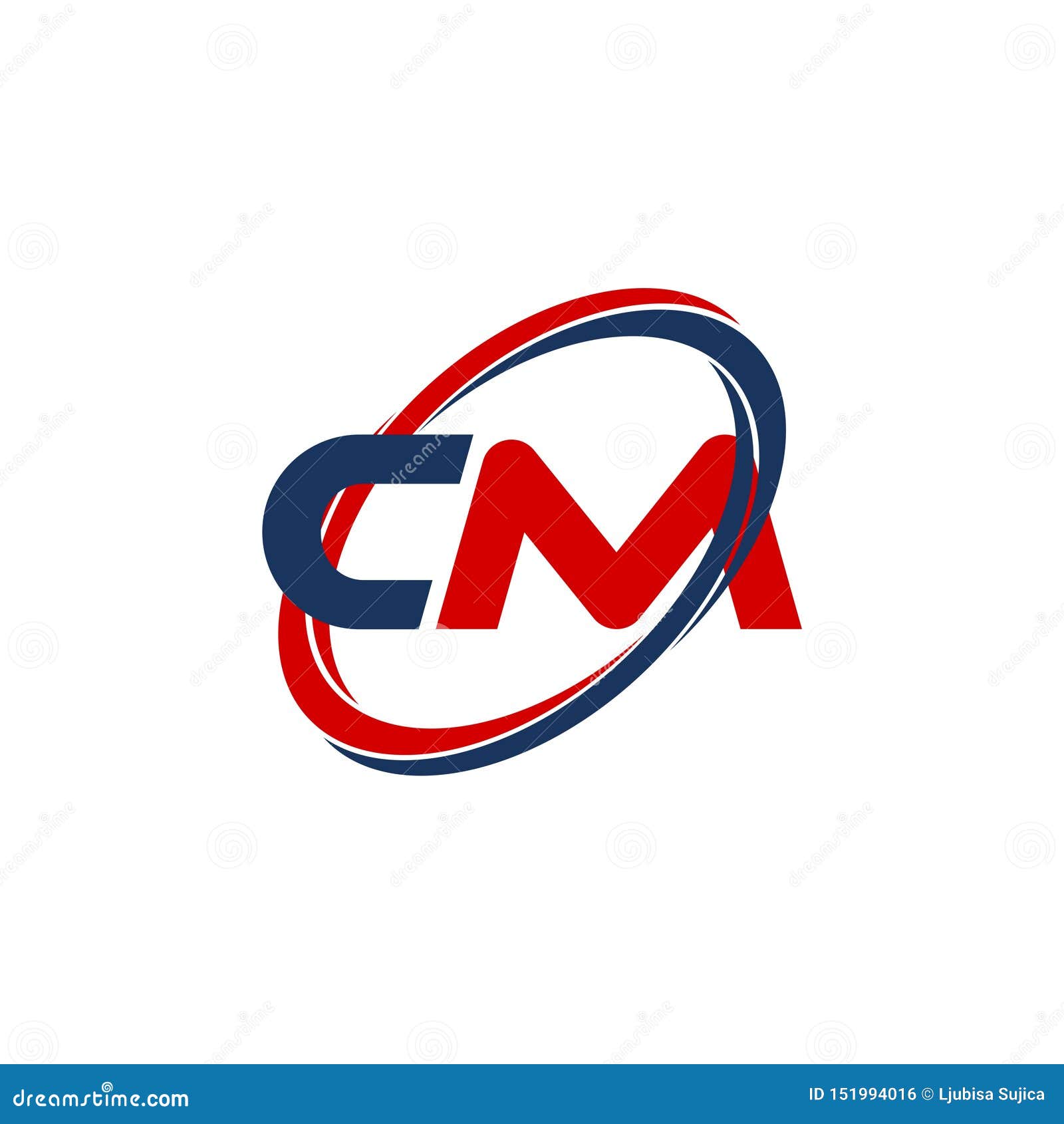 Letra Inicial CM Logo Template Design Ilustração do Vetor - Ilustração ...