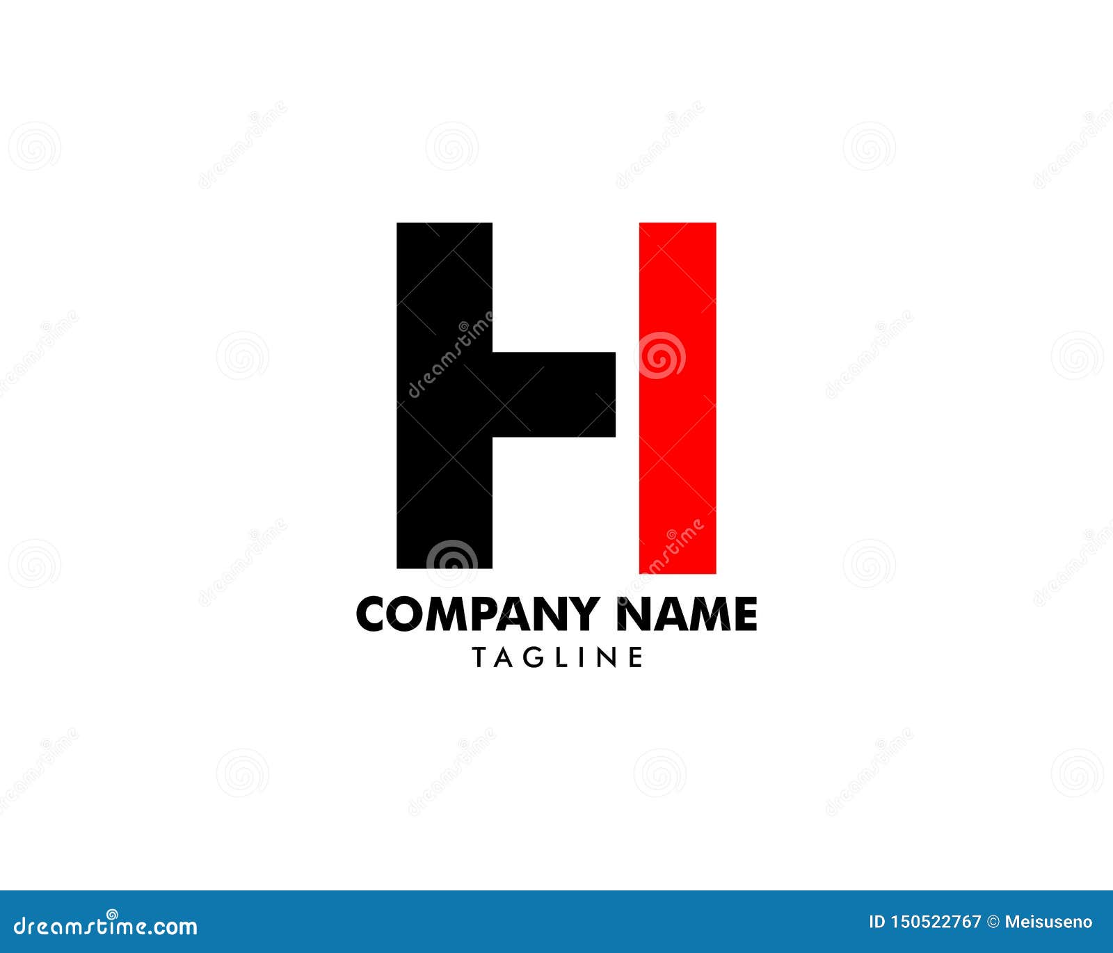 Letra Inicial H Logo Template Design Ilustração do Vetor - Ilustração ...