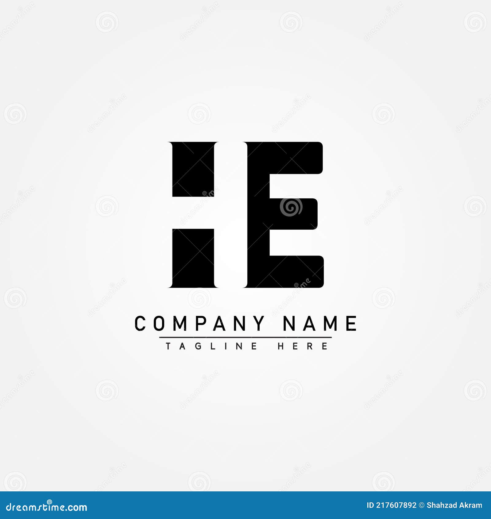 Letra Inicial, Logo, Design Comercial Simples Ilustração do Vetor ...