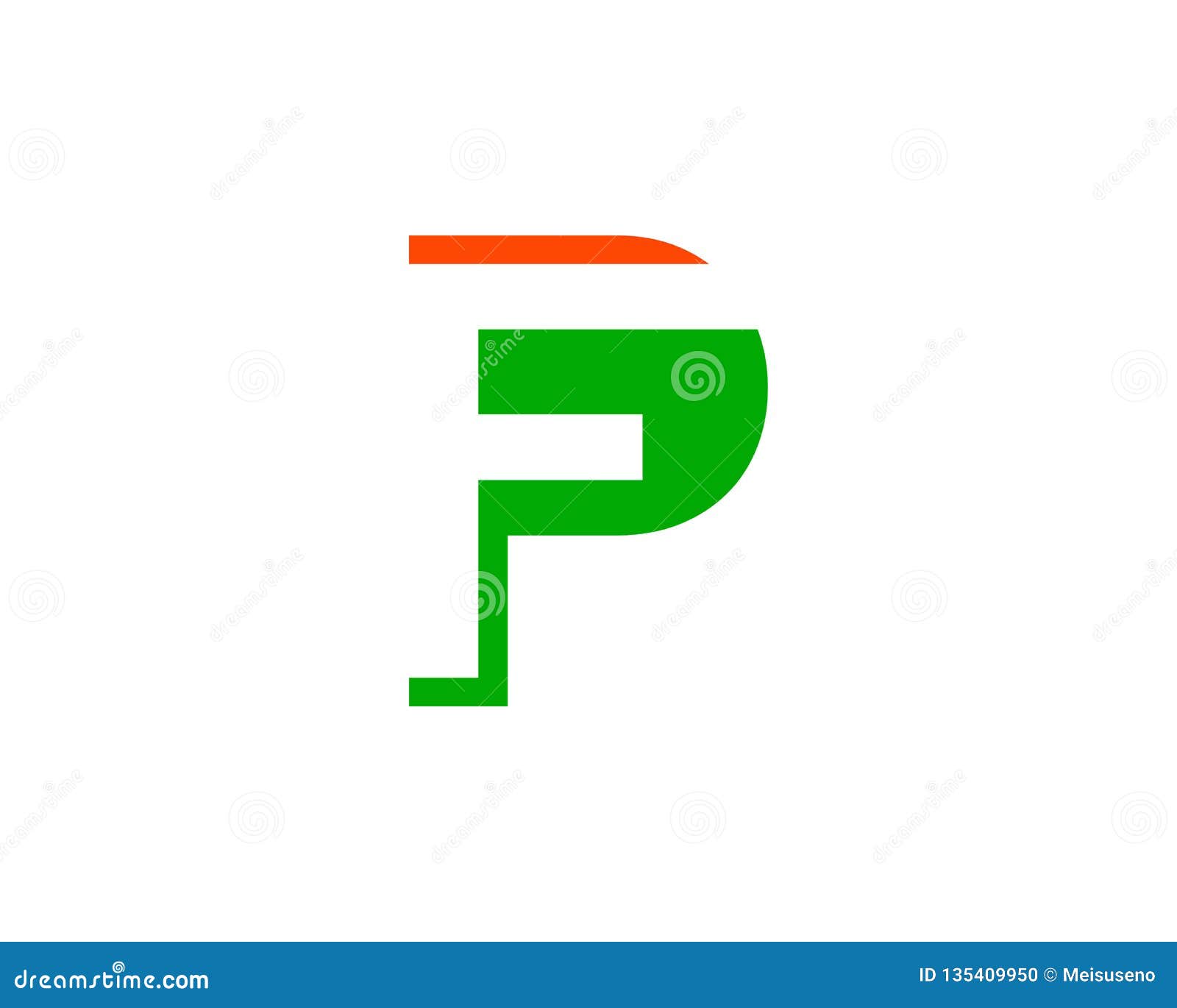 Letra Inicial PF Logo Template Vetora Design Ilustração do Vetor ...