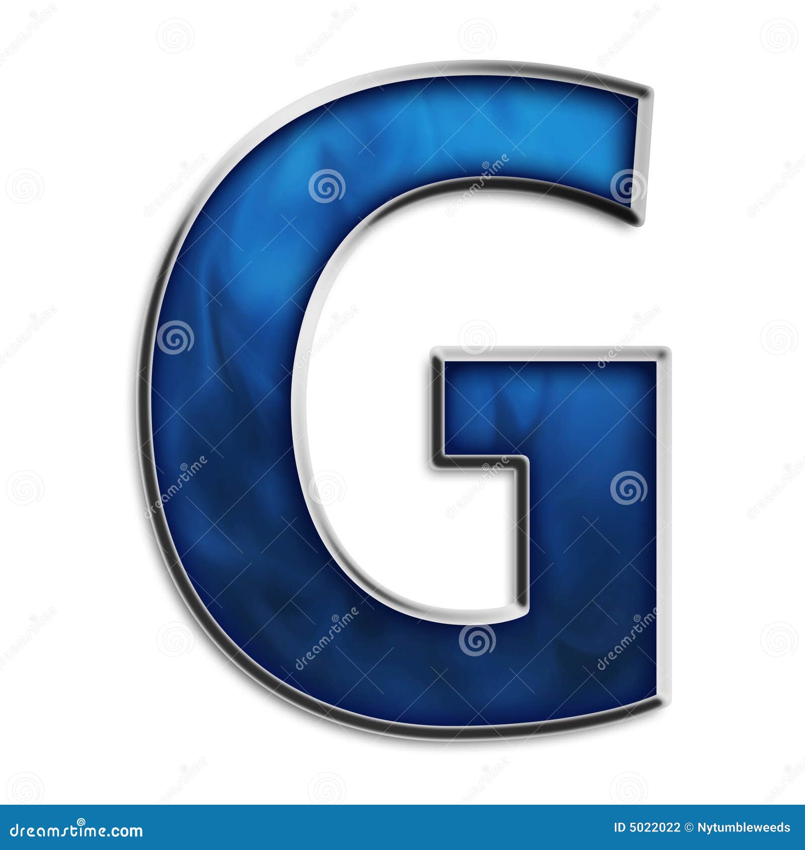 Letra Isolada G No Azul Tribal Ilustração Stock - Ilustração de letra ...