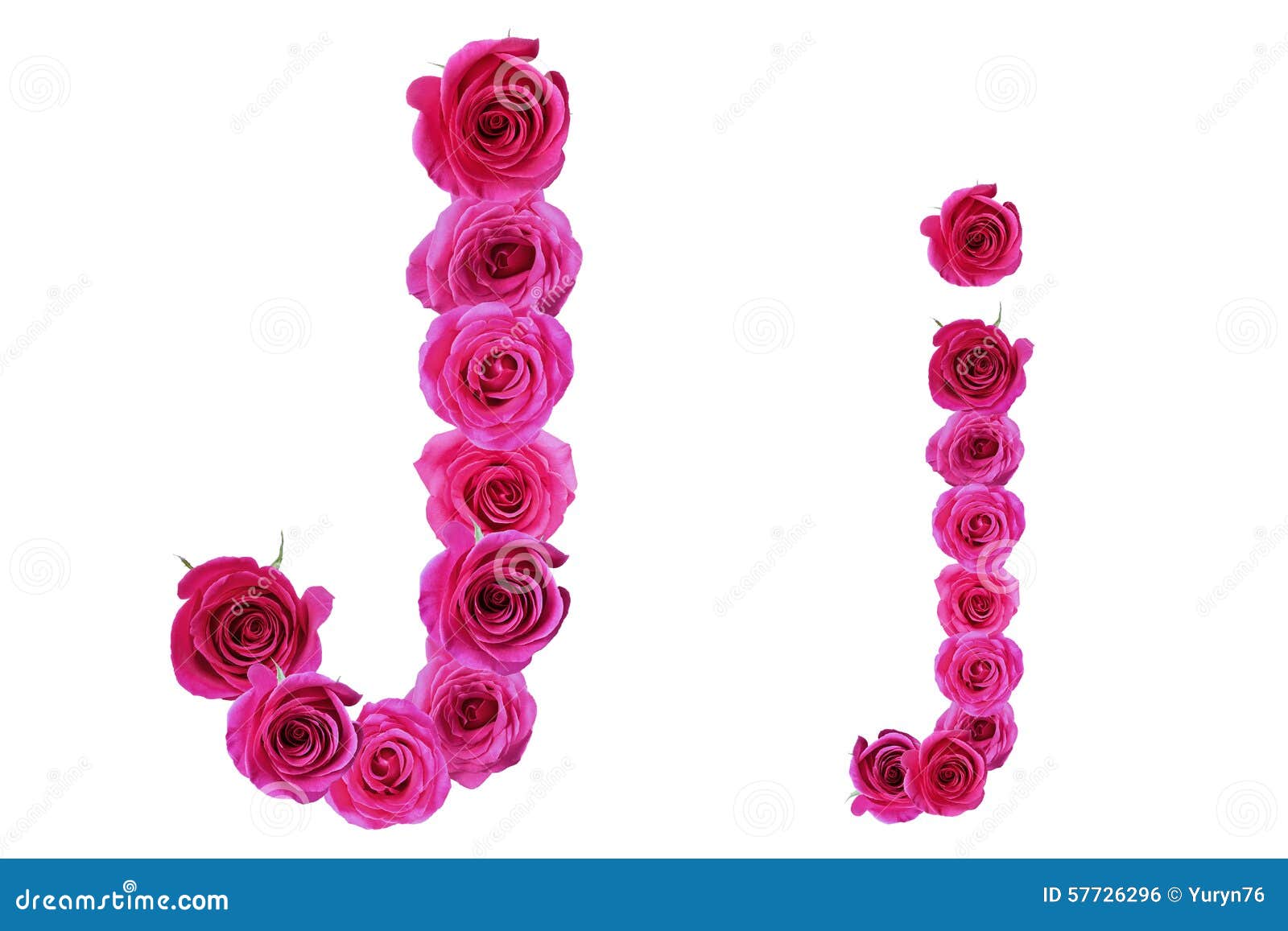 Letra j de rosas foto de archivo. Imagen de carta, alfabeto - 57726296