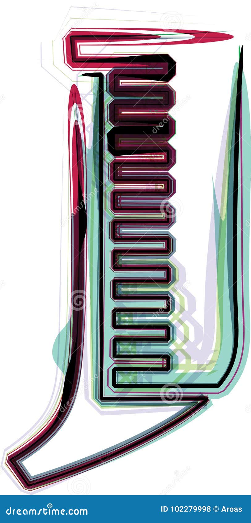 LETRA J Del Ejemplo De La Fuente Ilustración del Vector - Ilustración ...