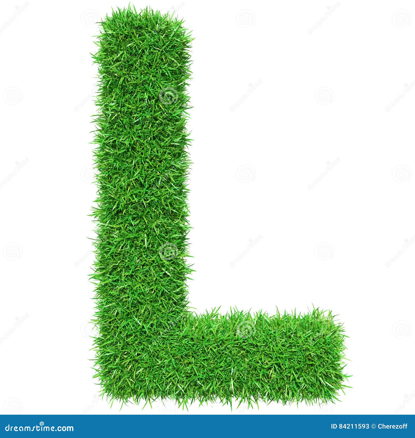 Letra L de hierba verde stock de ilustración. Ilustración de mensaje ...