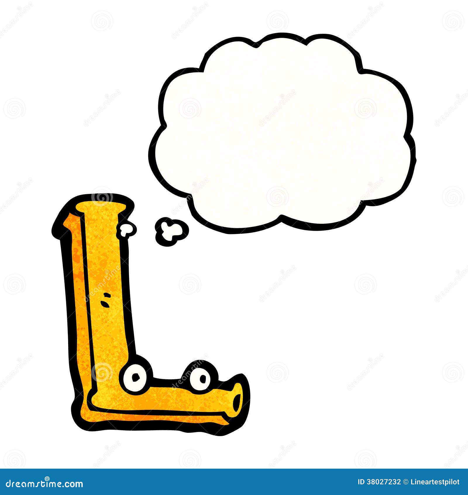 Letra L Dos Desenhos Animados Ilustração do Vetor - Ilustração de ...