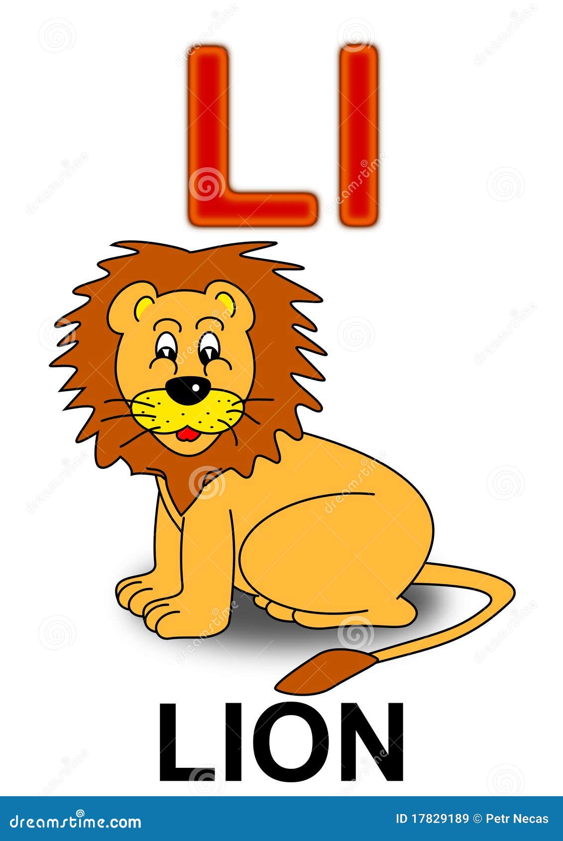 Letra L león stock de ilustración. Ilustración de retrato - 17829189