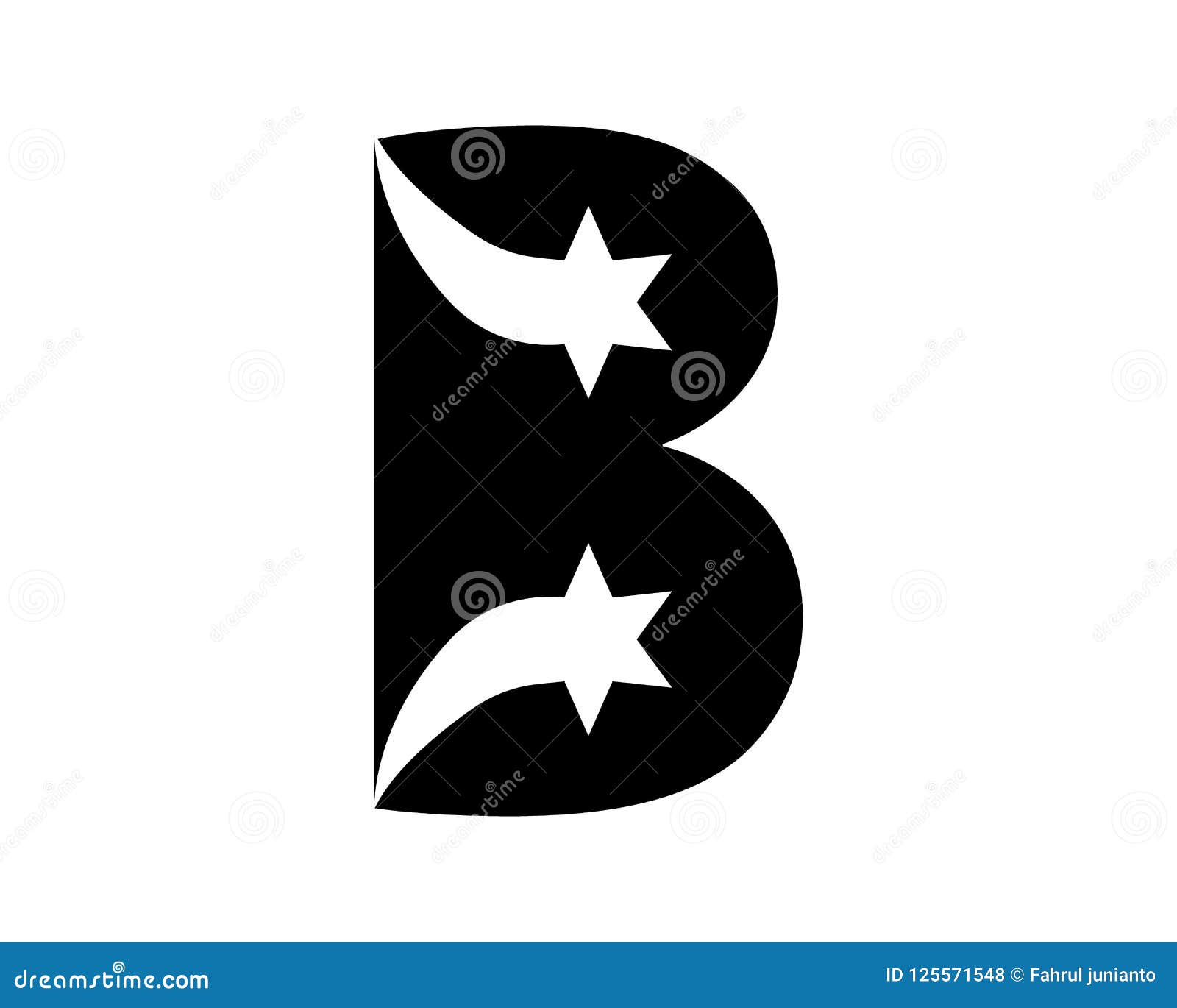 Letra Logo Design Vector De B Ilustración del Vector - Ilustración de ...