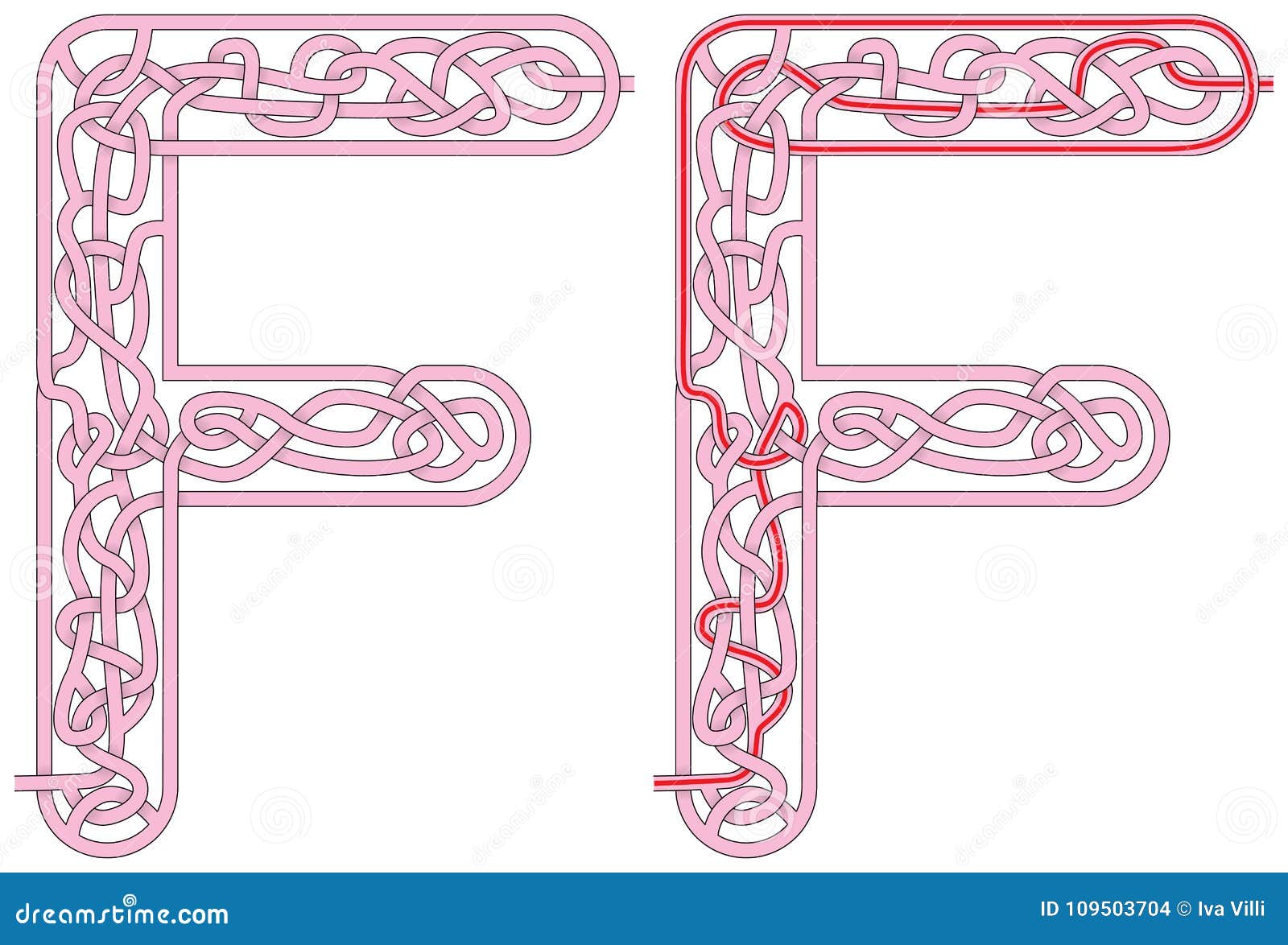 Letra M del laberinto ilustración del vector. Ilustración de contorno ...
