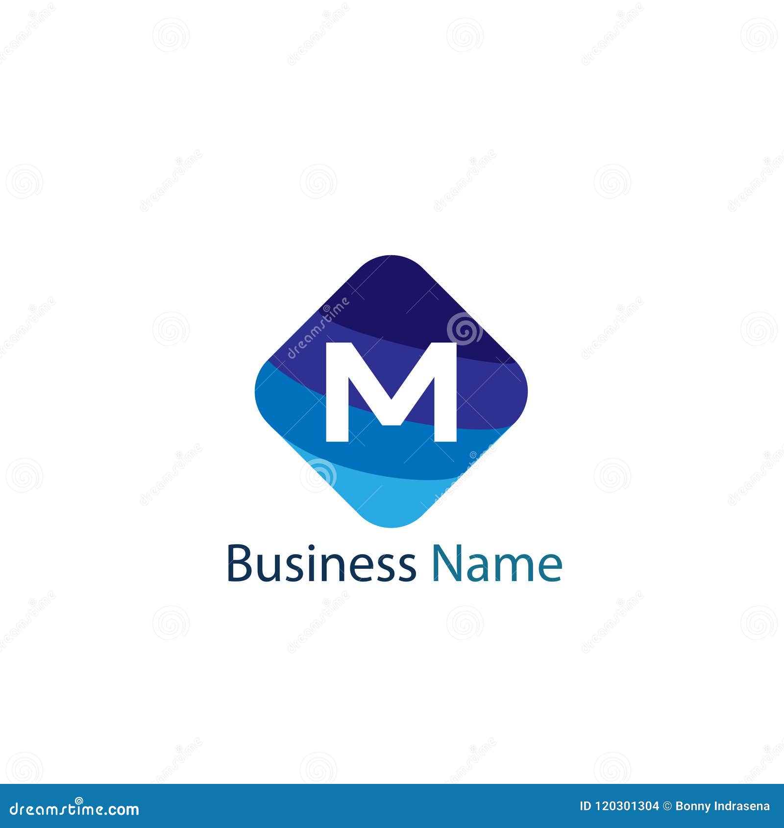 Letra M Logo Design ilustración del vector. Ilustración de monograma ...